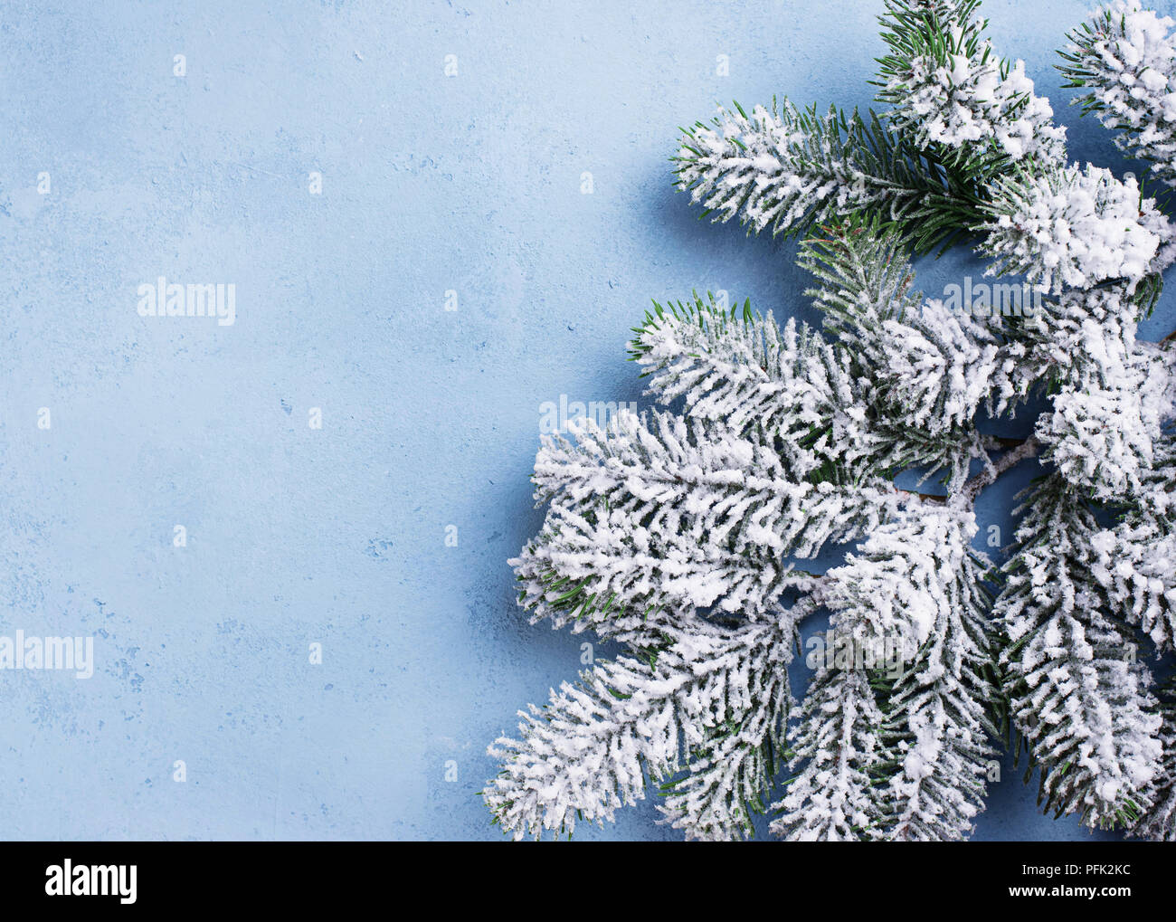 Christmas background with branch of tree Stock Photo - Alamy