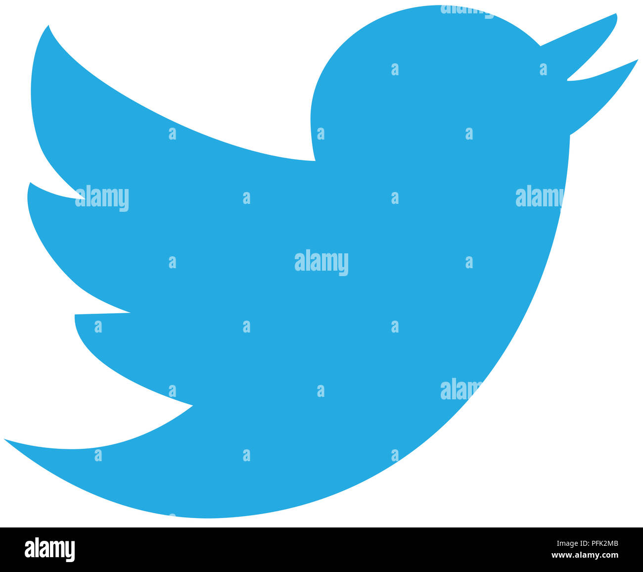 Twitter illustration - Social Network Company - No PR Stock Photo - Alamy