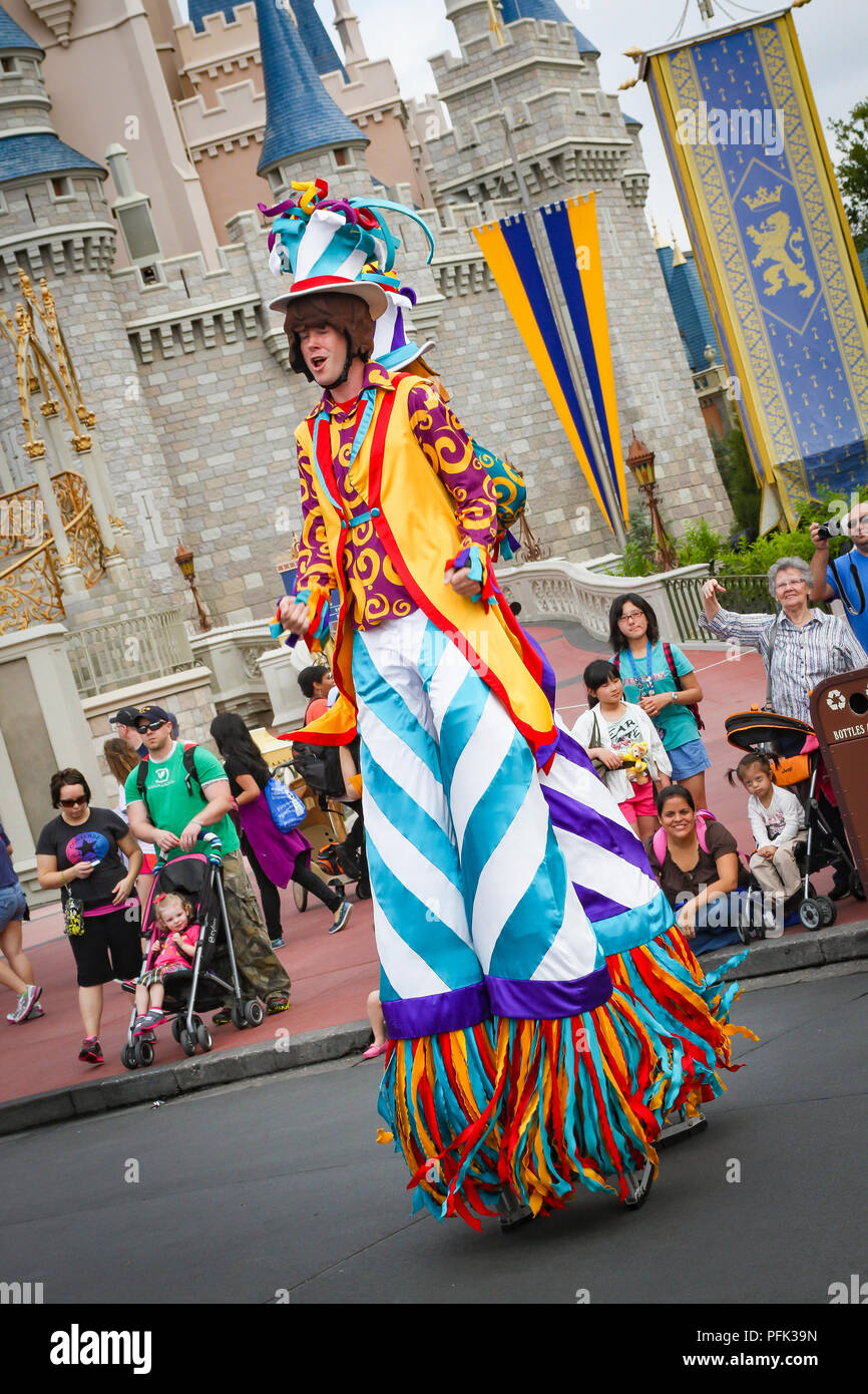 Disneys magic kingdom orlando hi-res stock photography and images - Alamy