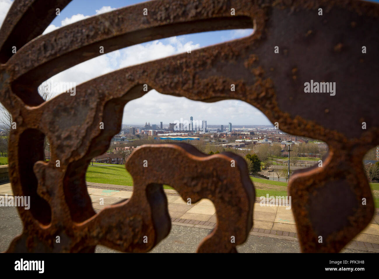 Portrait Bench in Everton Park, celebrating three local icons, Kitty ...