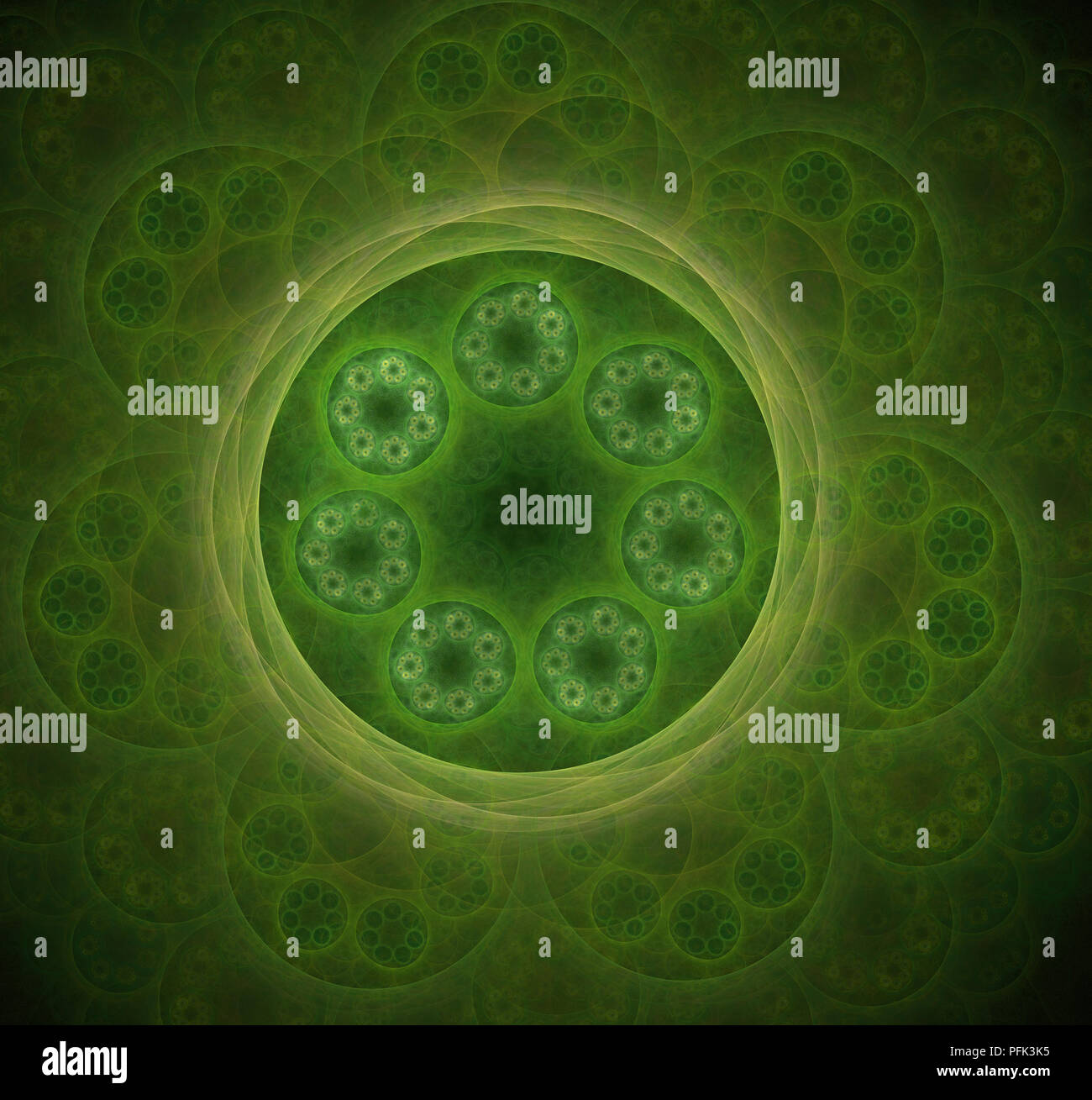 Elementary Particles series. Interplay of abstract fractal forms on the ...