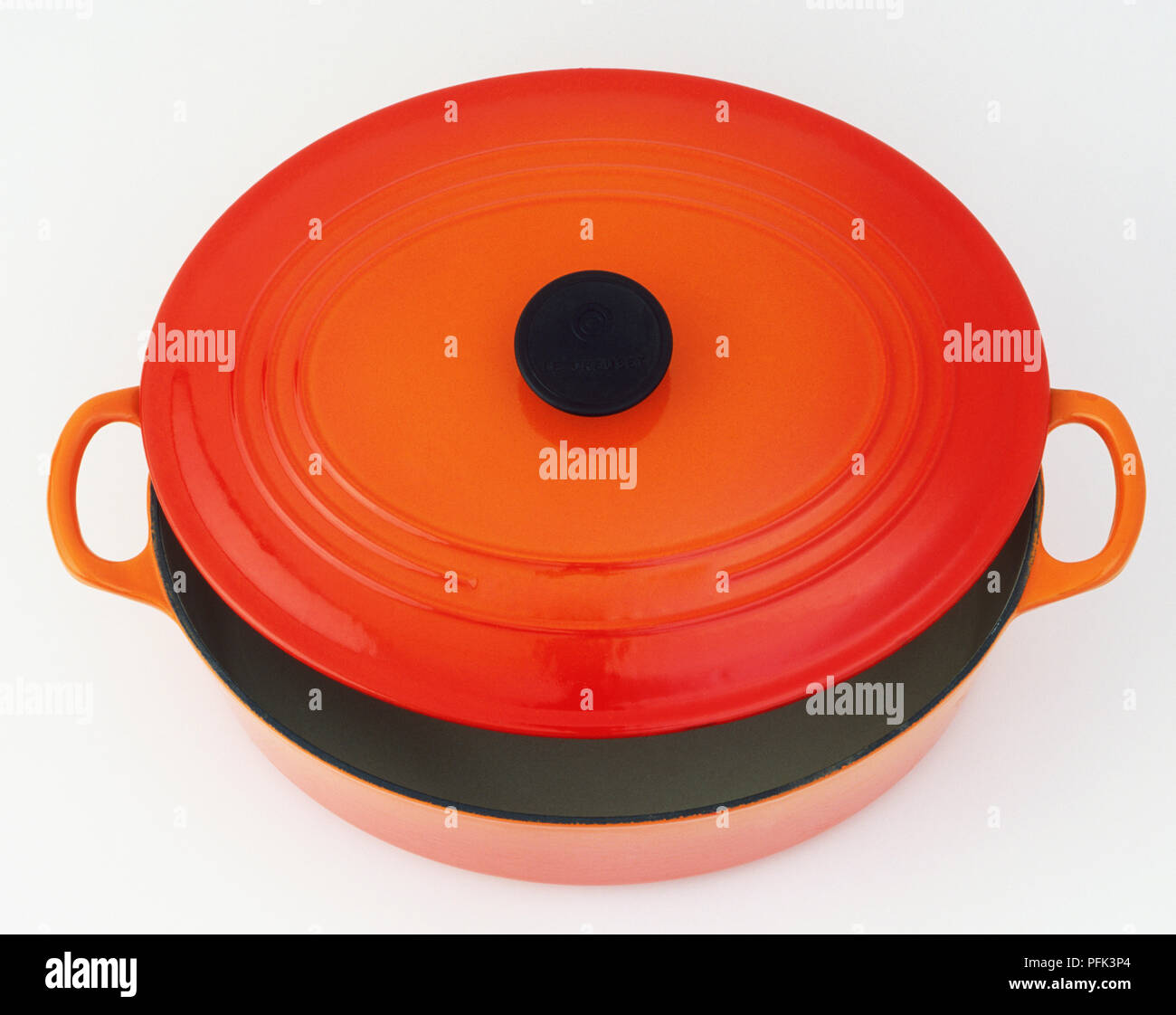 Large Pan with Lid Stock Photo - Alamy