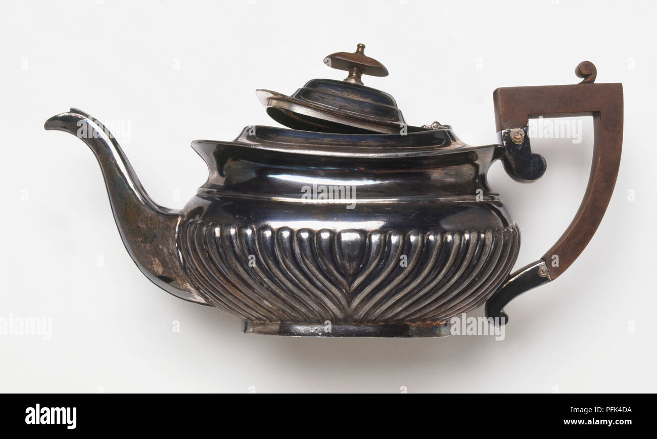 Silver teapot hi-res stock photography and images - Alamy