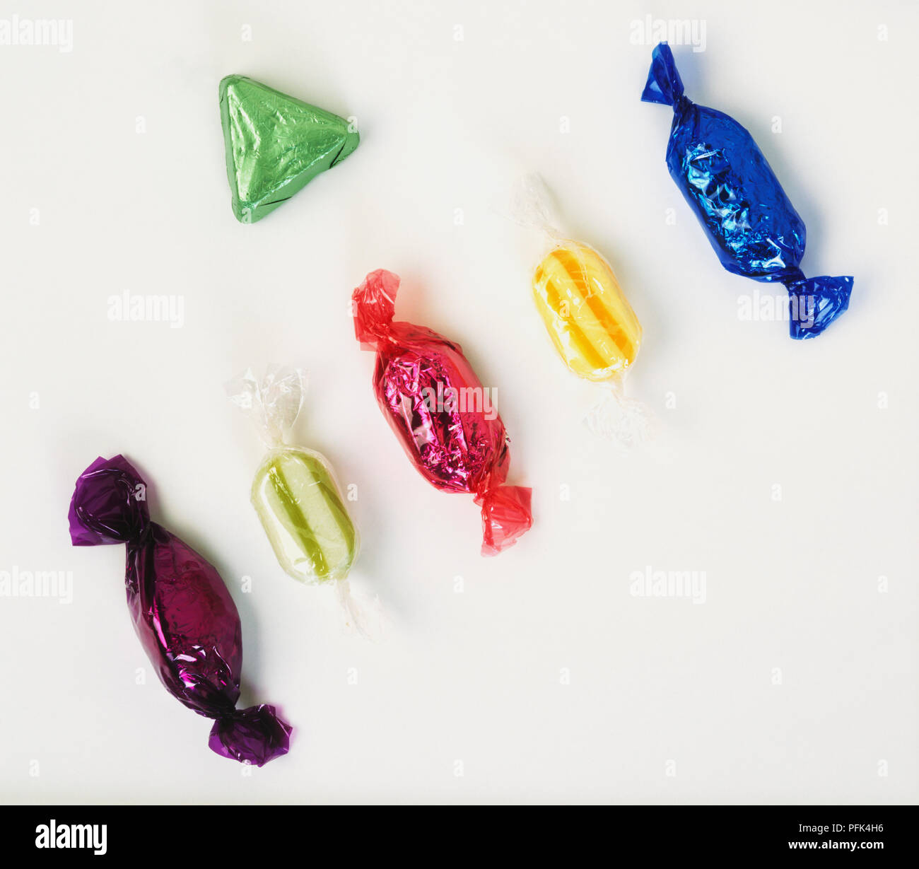 Row Of Coloured Sweets High Resolution Stock Photography and Images - Alamy