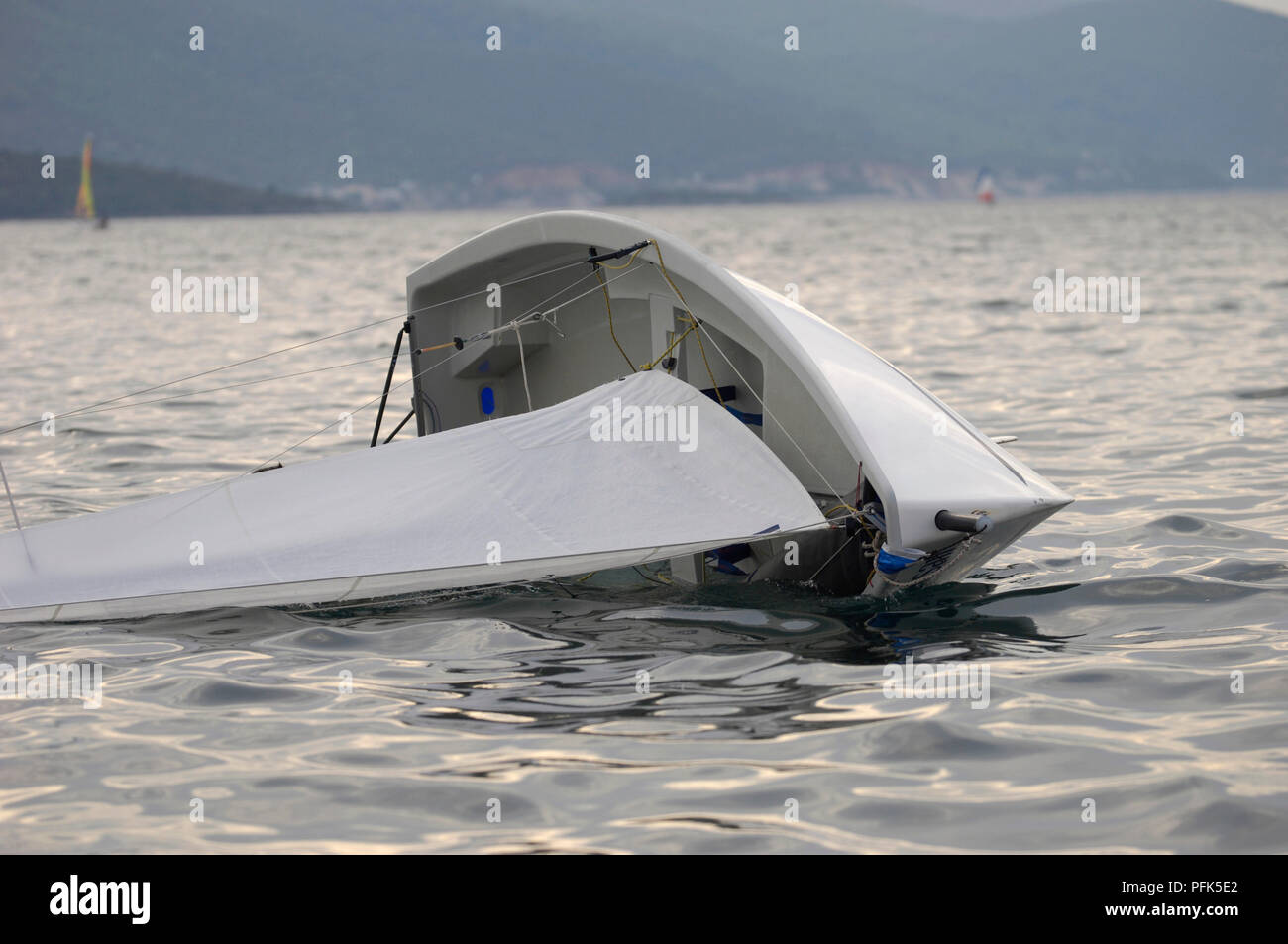 Capsized small boat hi-res stock photography and images - Alamy