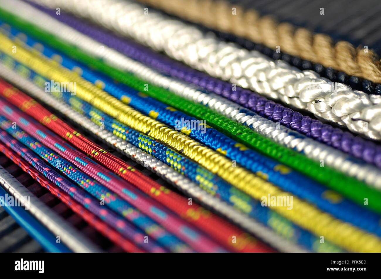 Ropes multi coloured hi-res stock photography and images - Alamy