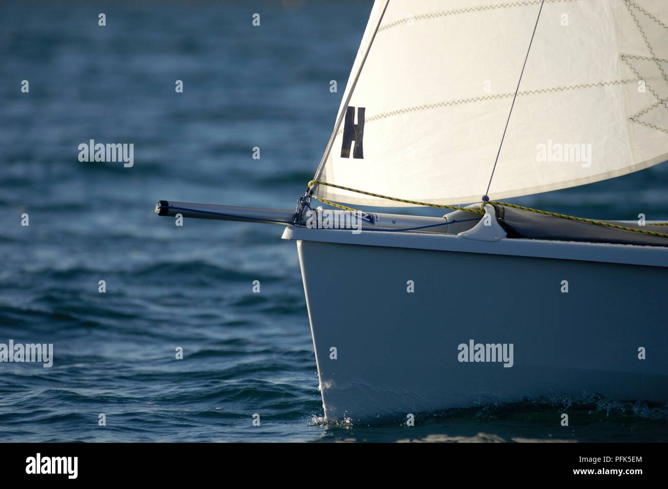Bow of dinghy, close-up Stock Photo - Alamy