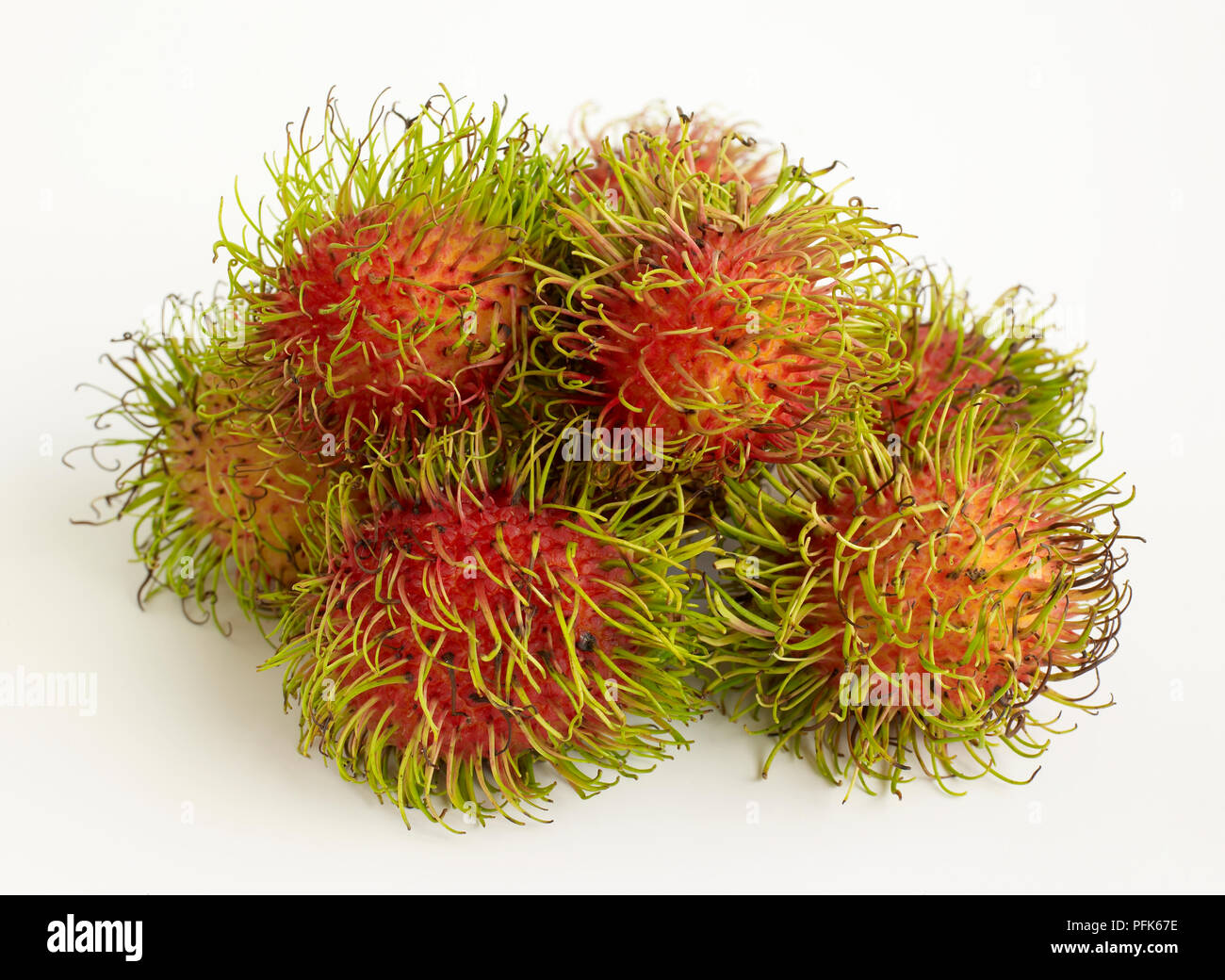 Group of rambutans, close-up Stock Photo - Alamy