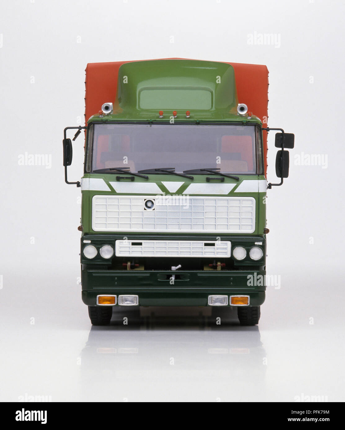 Toy truck, front view Stock Photo - Alamy