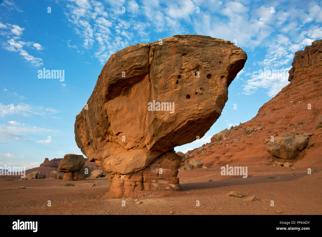 AZ00342-00...ARIZONA - Balanced Rock located along the road to Lee's ...