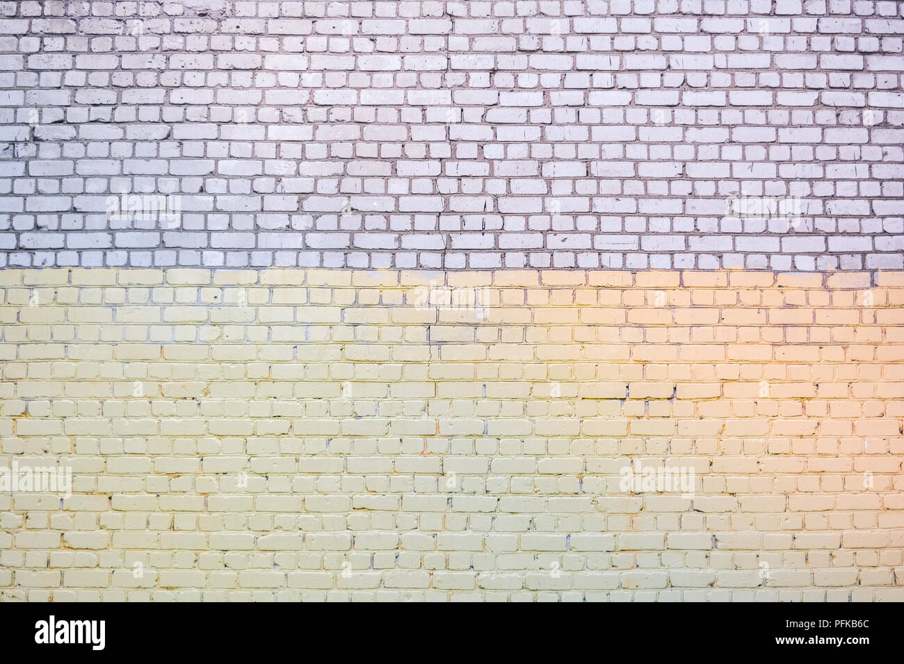 Yellow and gray stone bricks wall texture. Urban paintetd bricks as ...