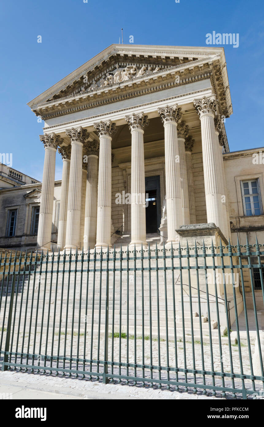 old architecture of a court closed by grids Stock Photo - Alamy