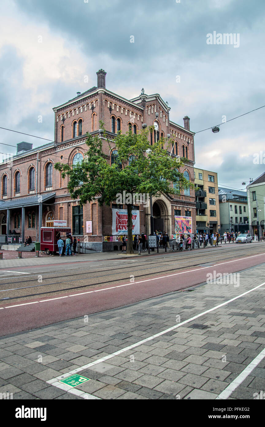 Paradiso Building At Amsterdam The Netherlands 2018. Summer Dance ...