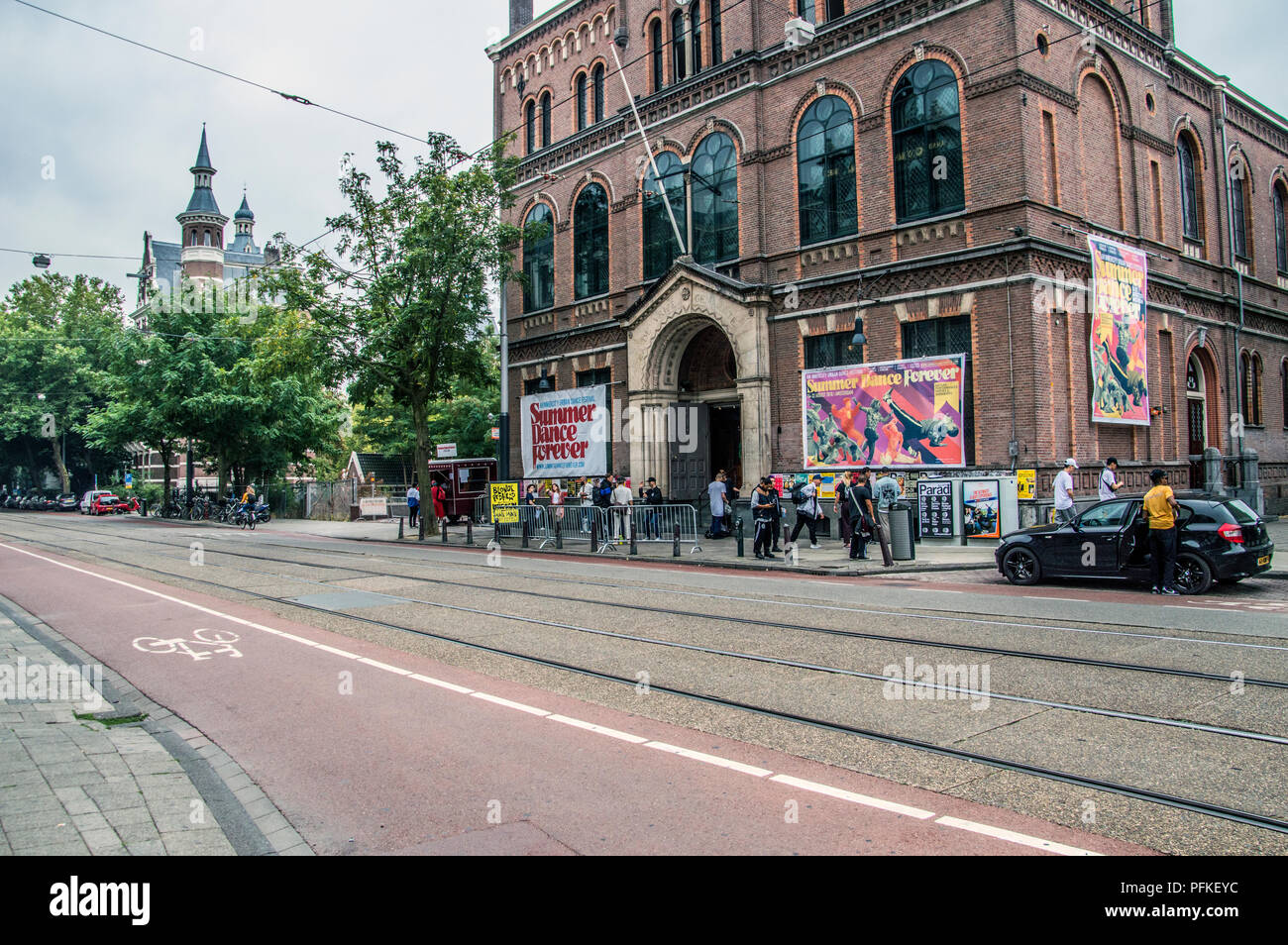 Paradiso Building At Amsterdam The Netherlands 2018. Summer Dance ...