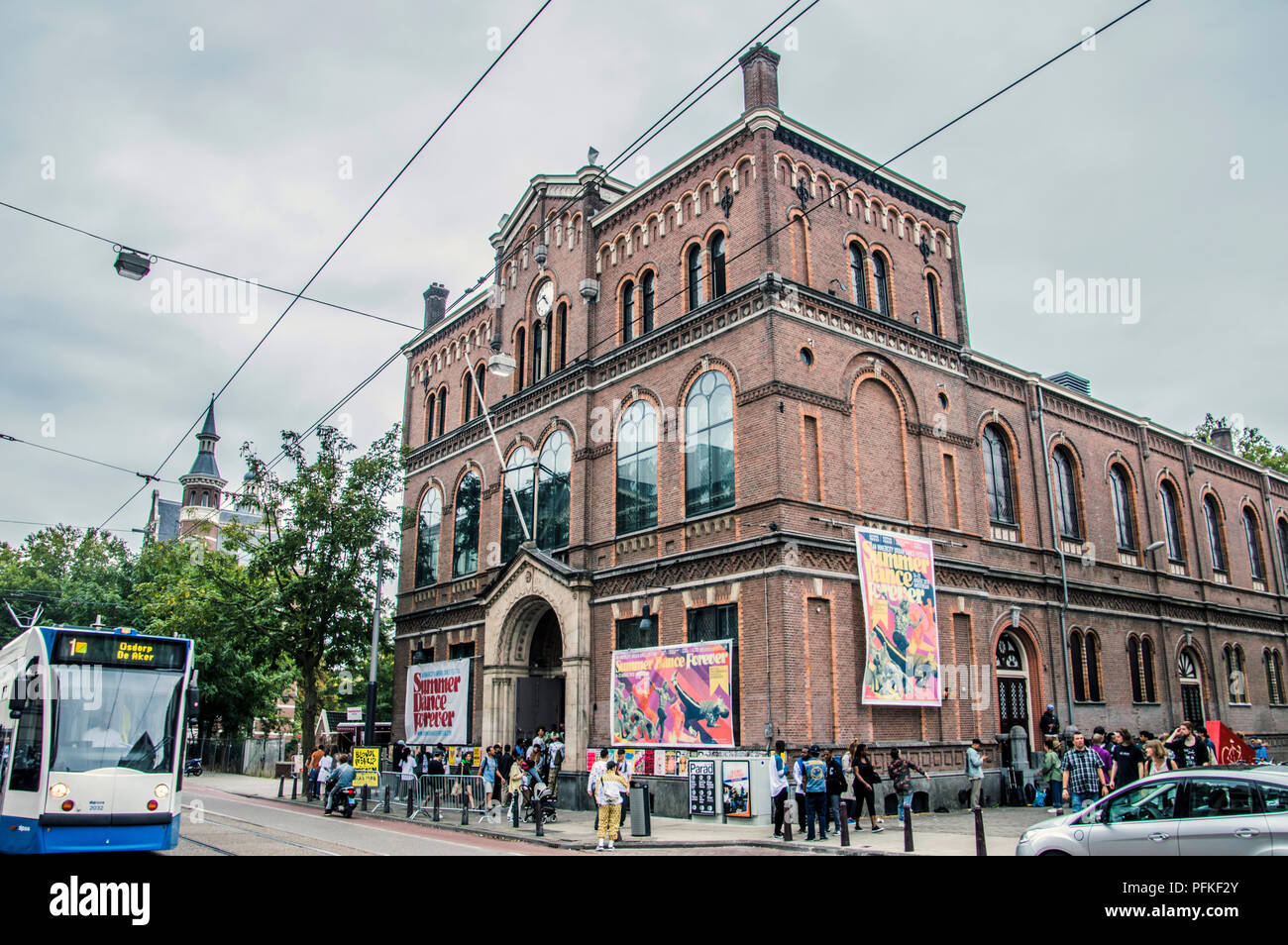 Paradiso Building At Amsterdam The Netherlands 2018. Summer Dance ...