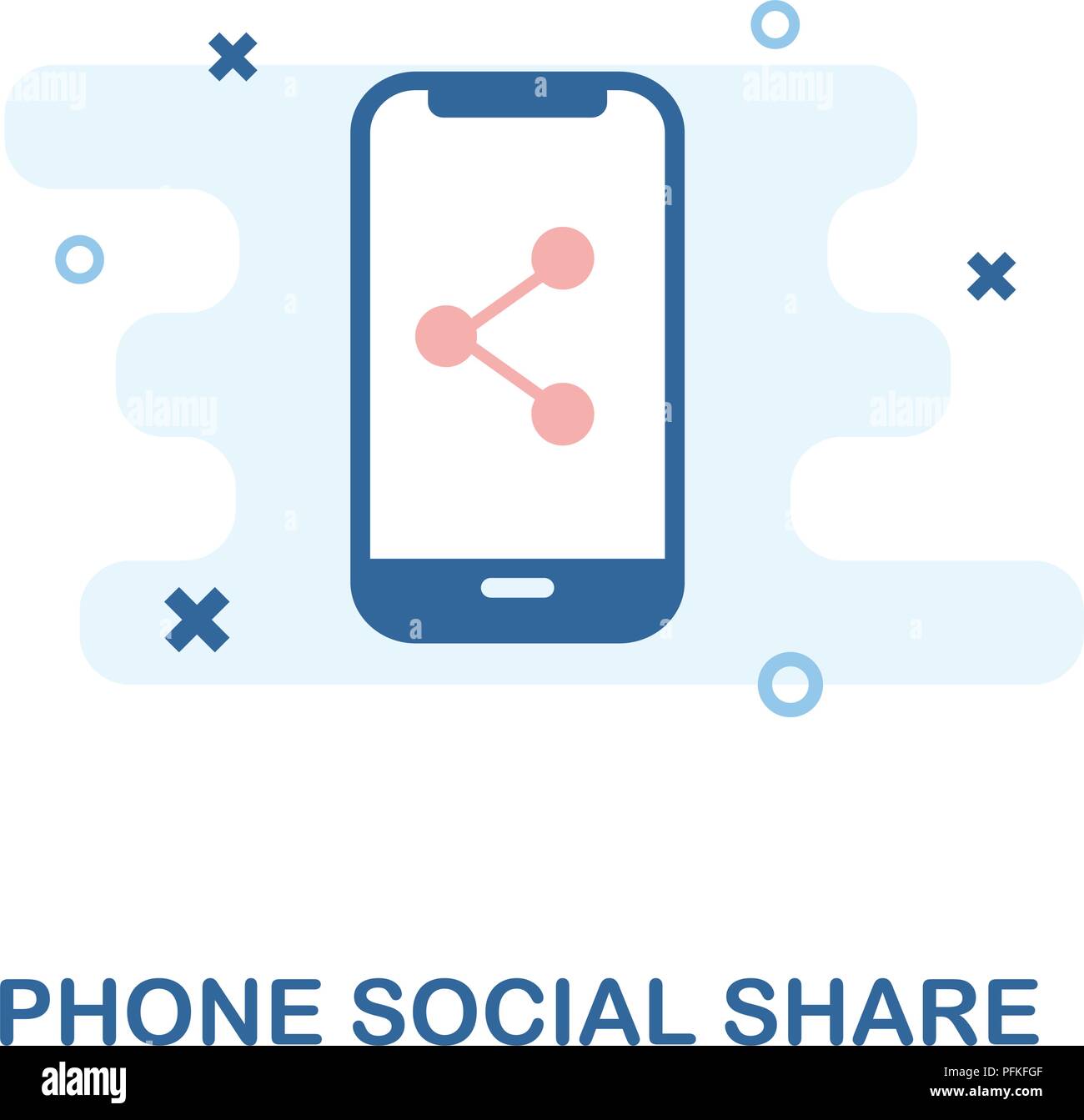 Mobile phone facebook icon Stock Vector Images - Alamy