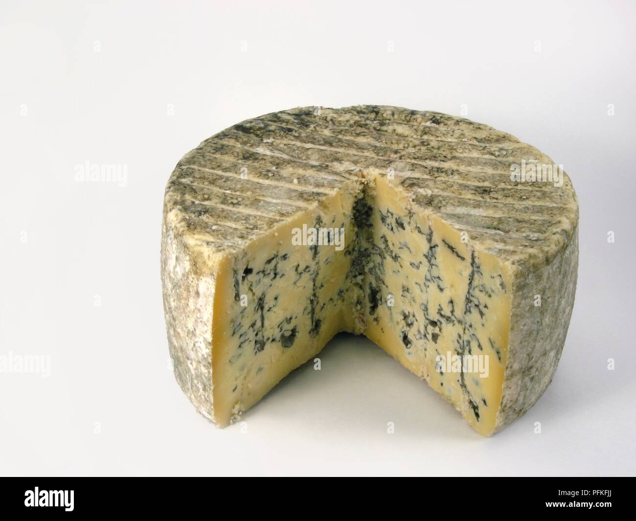 Canadian Bleu Benedictin cow's milk cheese Stock Photo - Alamy