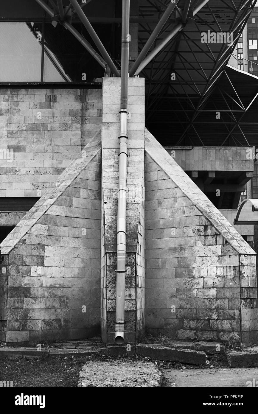 Soviet architecture. Building of the swimming pool, St.Petersburg ...