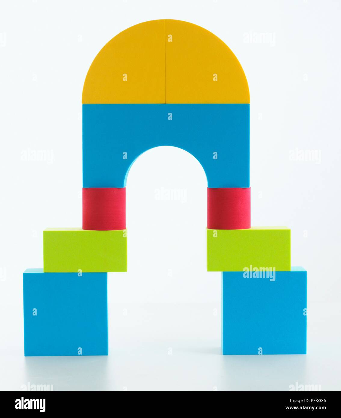 Building blocks forming an arch Stock Photo - Alamy