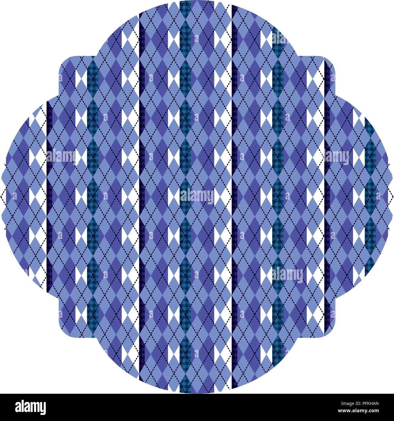 frame with geometric textile pattern Stock Vector Image & Art - Alamy