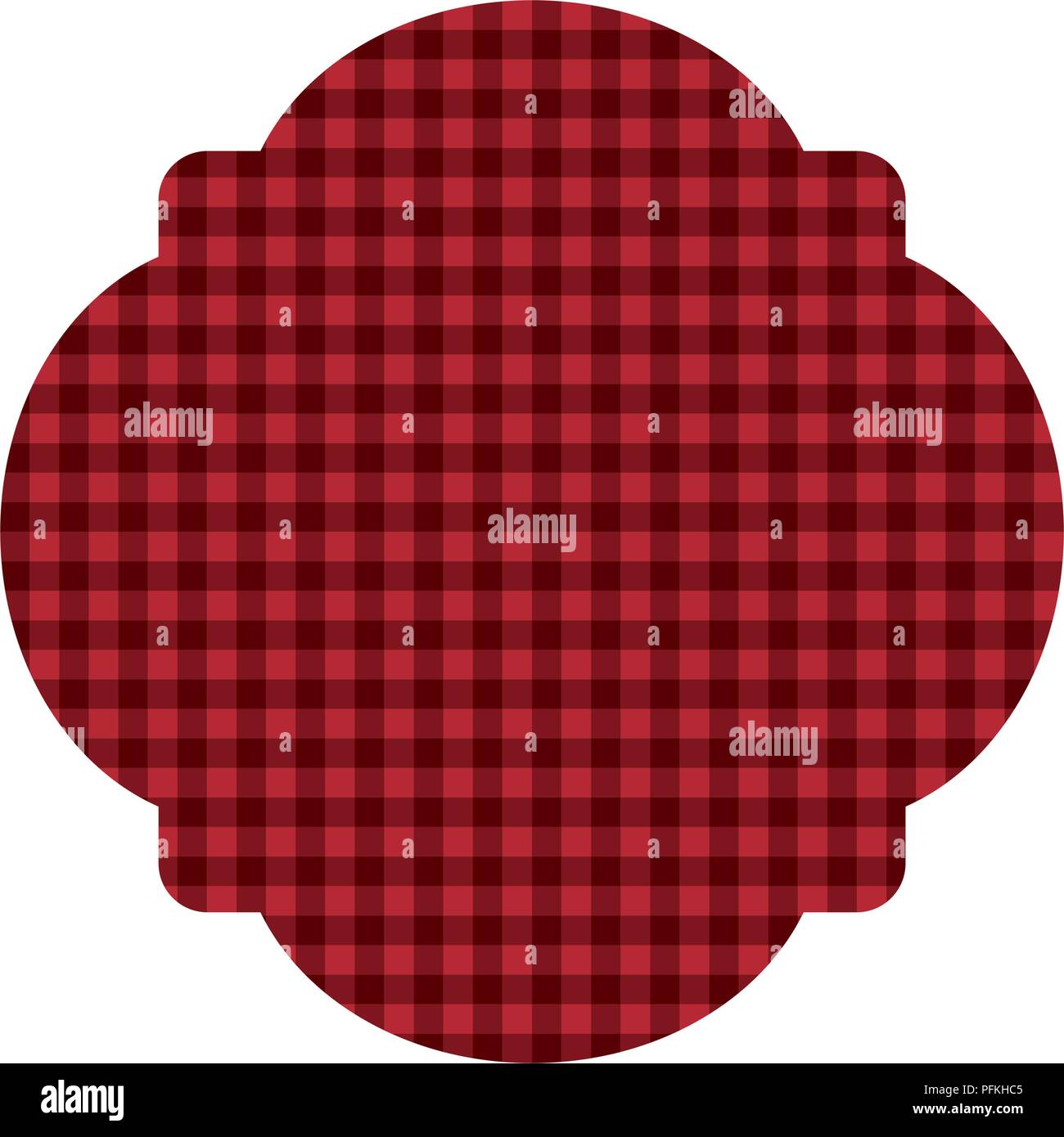 frame with geometric textile pattern Stock Vector Image & Art - Alamy