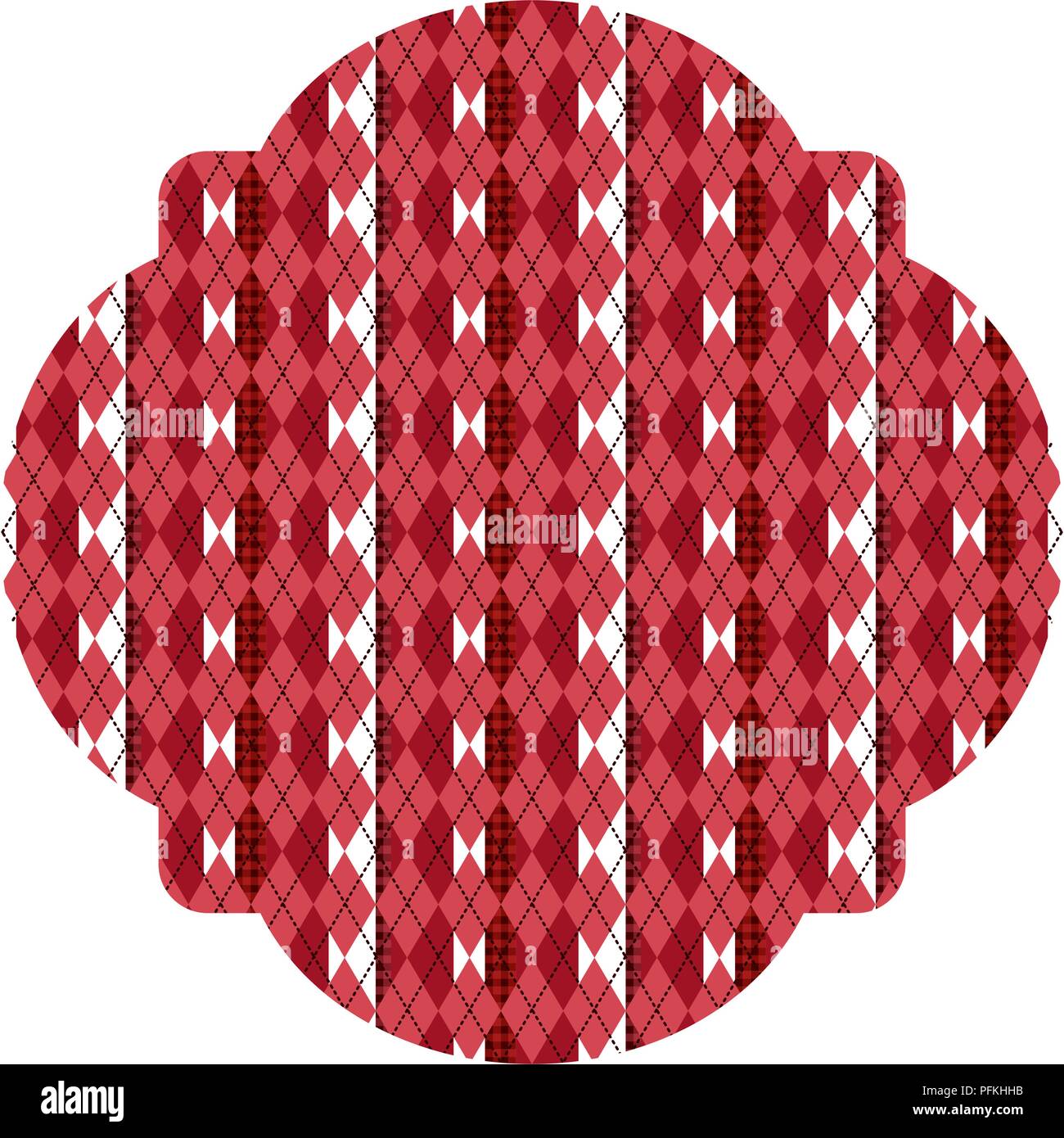 frame with geometric textile pattern Stock Vector Image & Art - Alamy