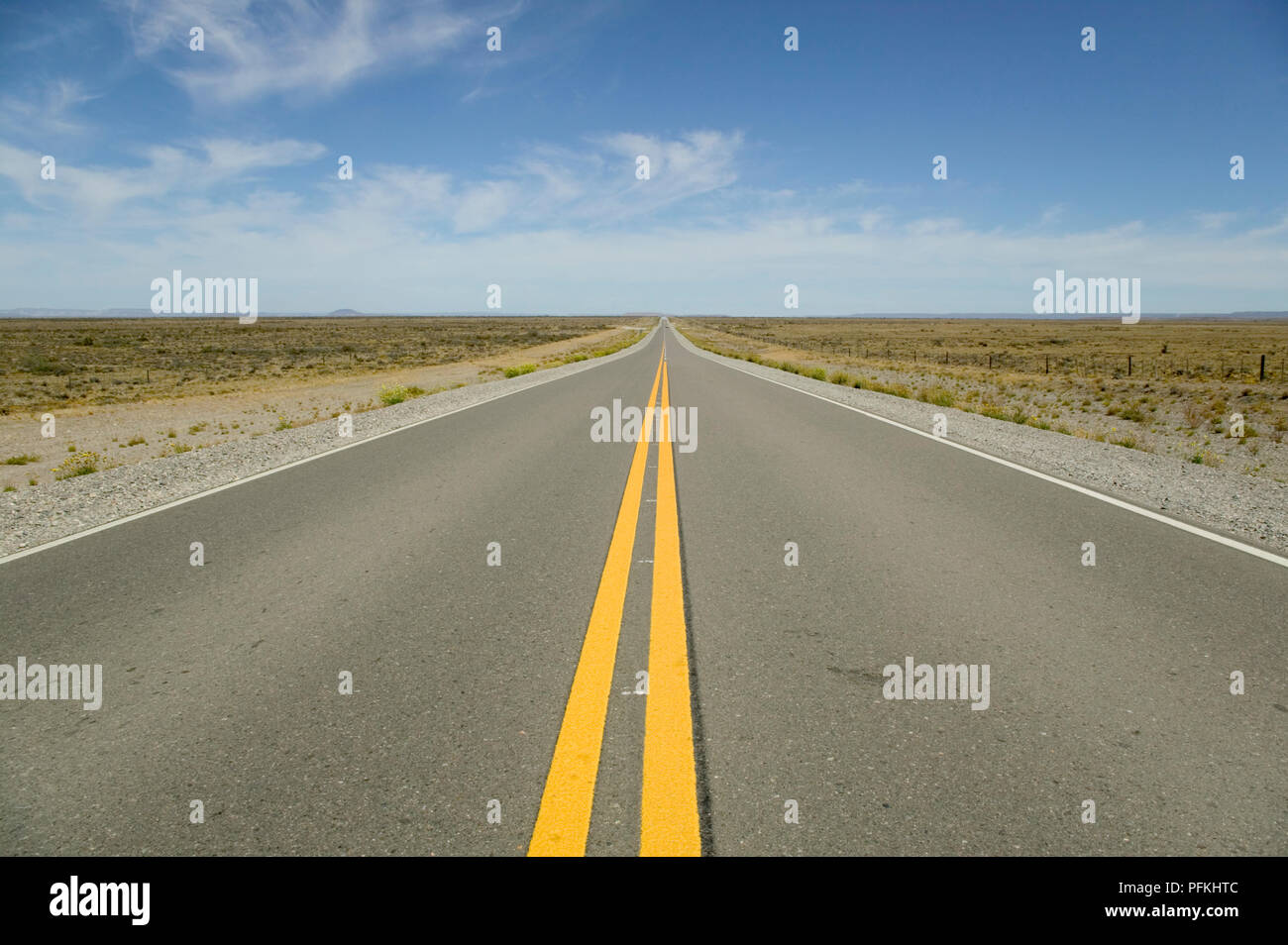 Argentina, Patagonia, Santa Cruz Province, Route 43, major road through ...