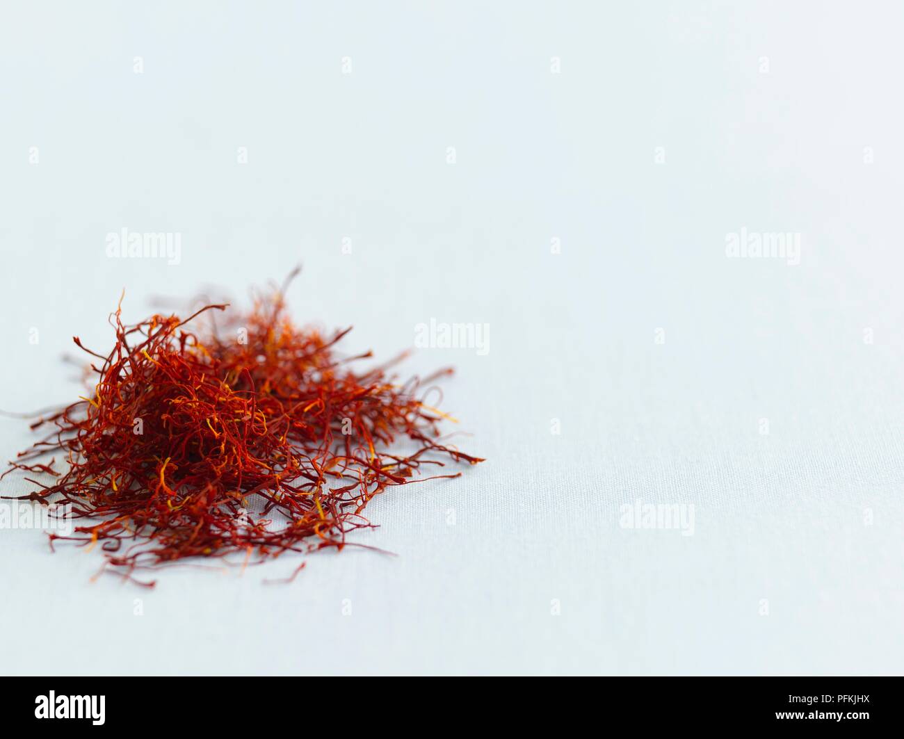 Pile of saffron threads, close-up Stock Photo - Alamy