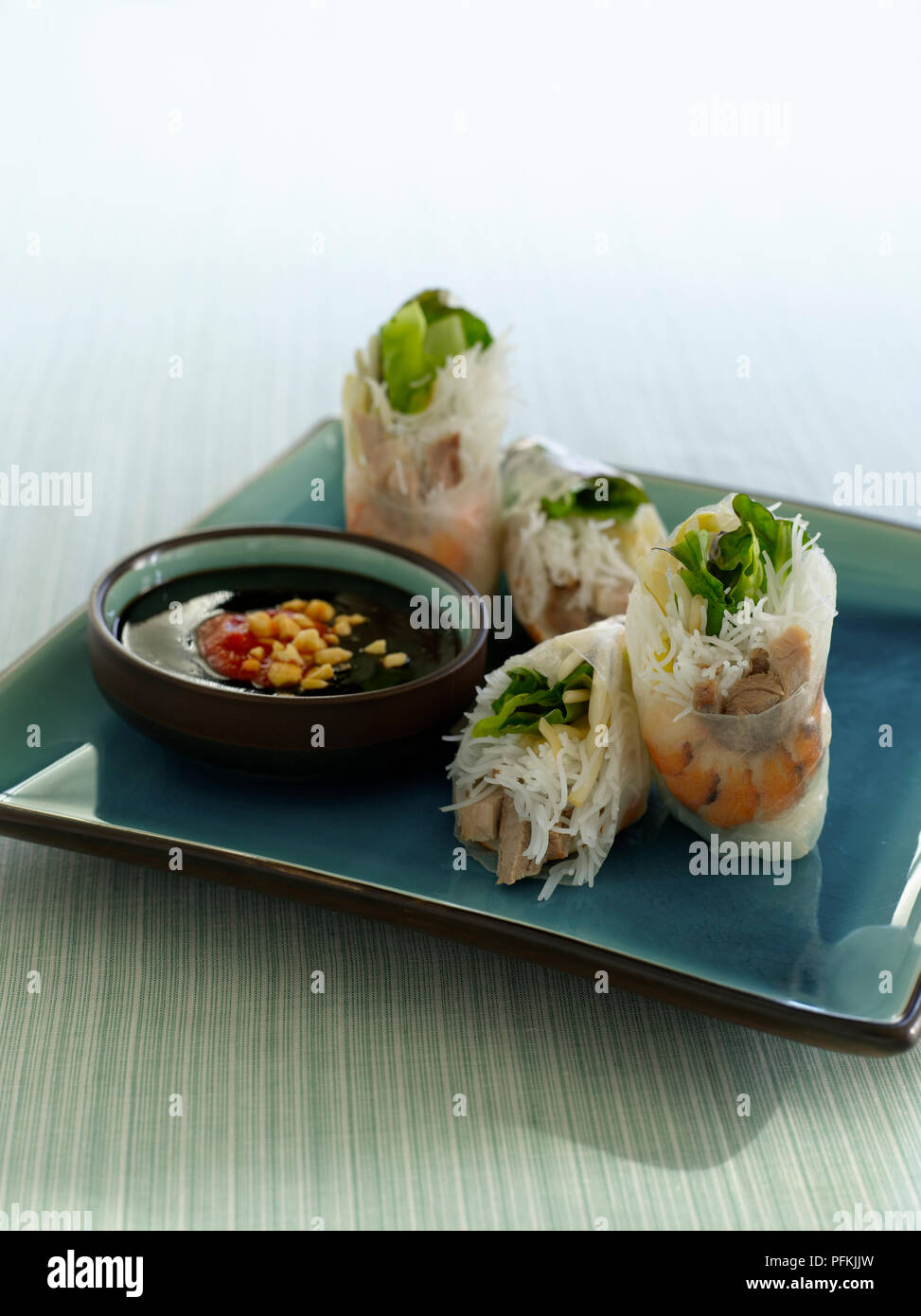 Shrimp rice noodle rolls hi-res stock photography and images - Alamy