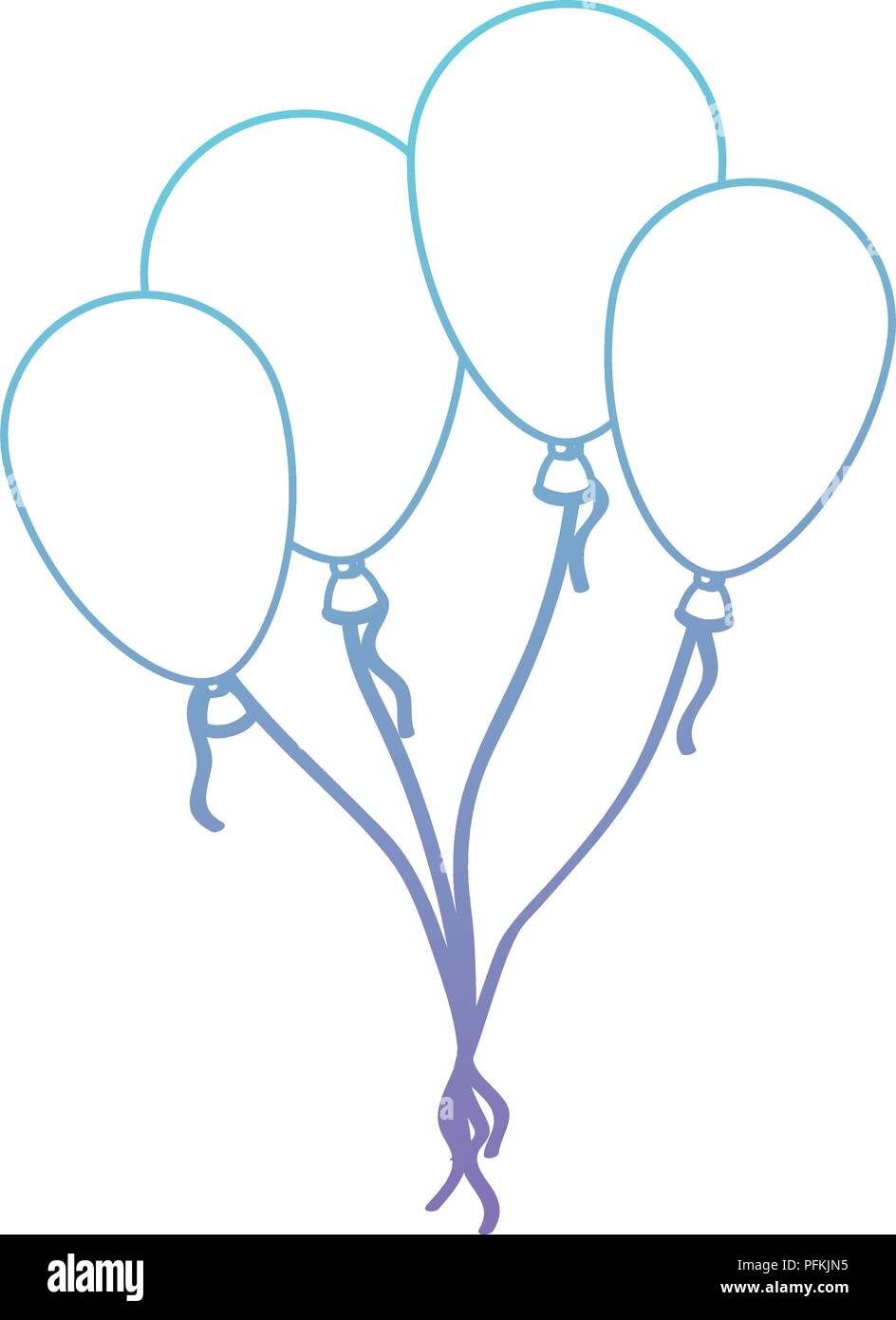 balloons helium floating icon Stock Vector Image & Art - Alamy