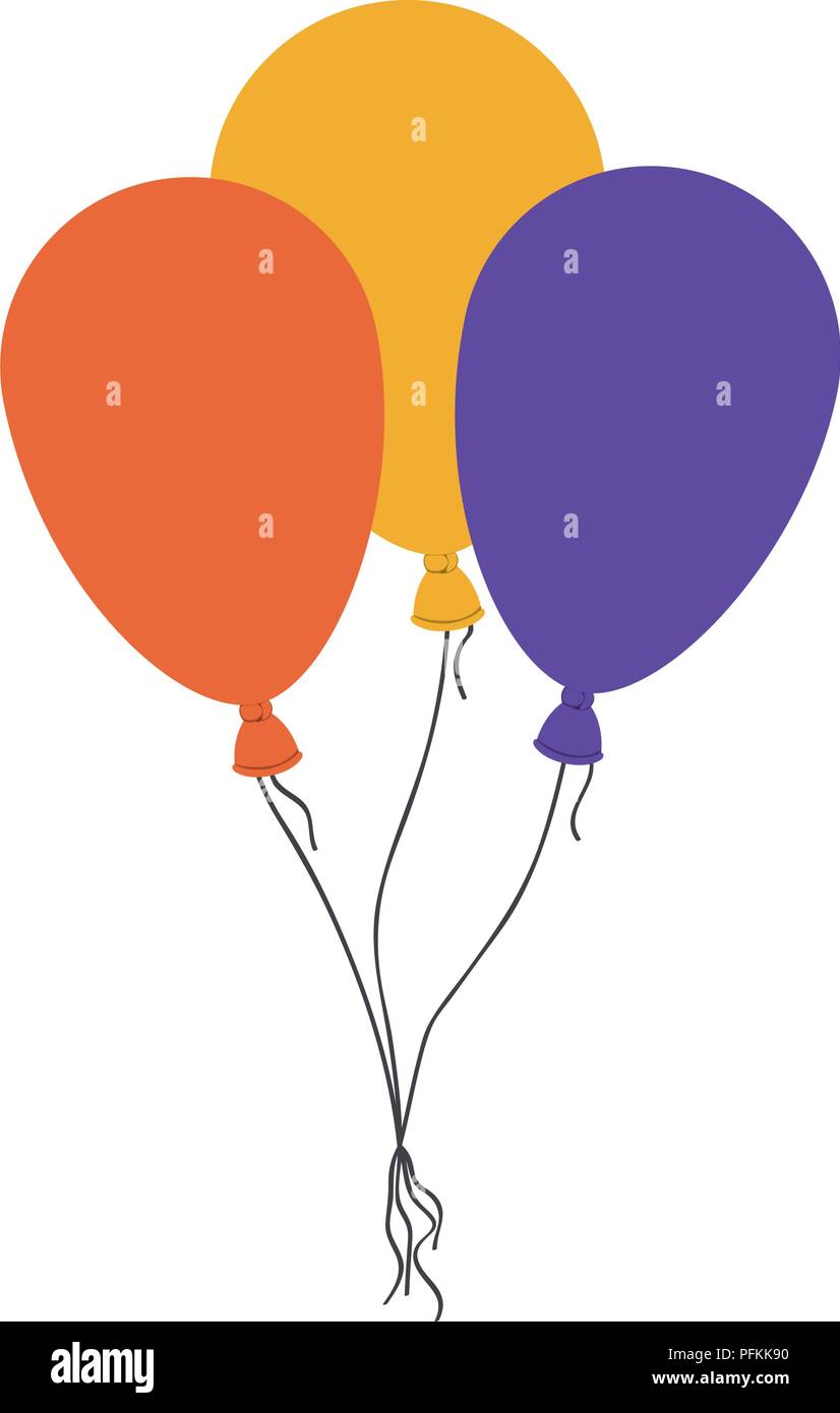 Balloons Helium Floating Icon Stock Vector Image And Art Alamy