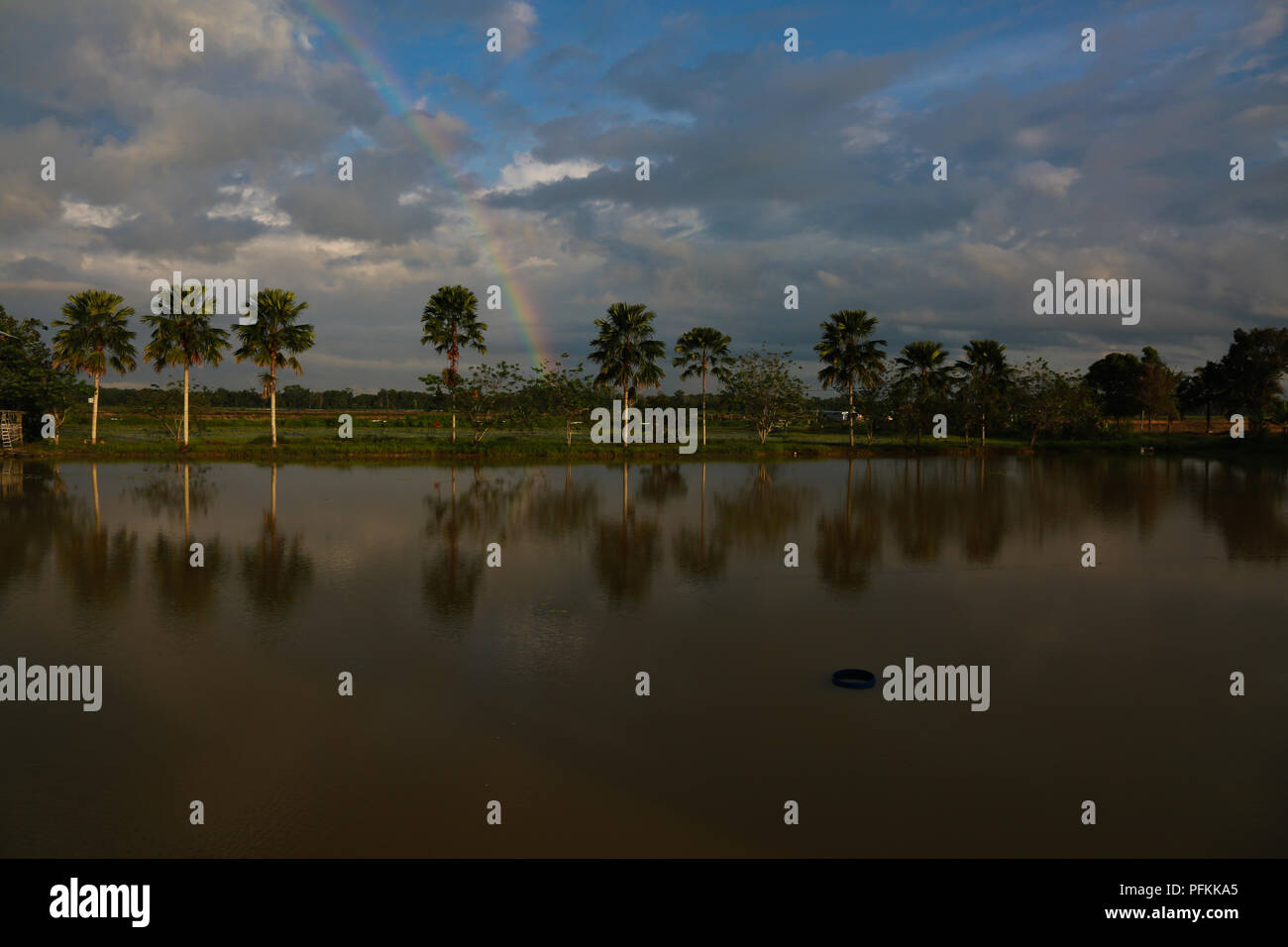 Country side Rainbow Stock Photo - Alamy