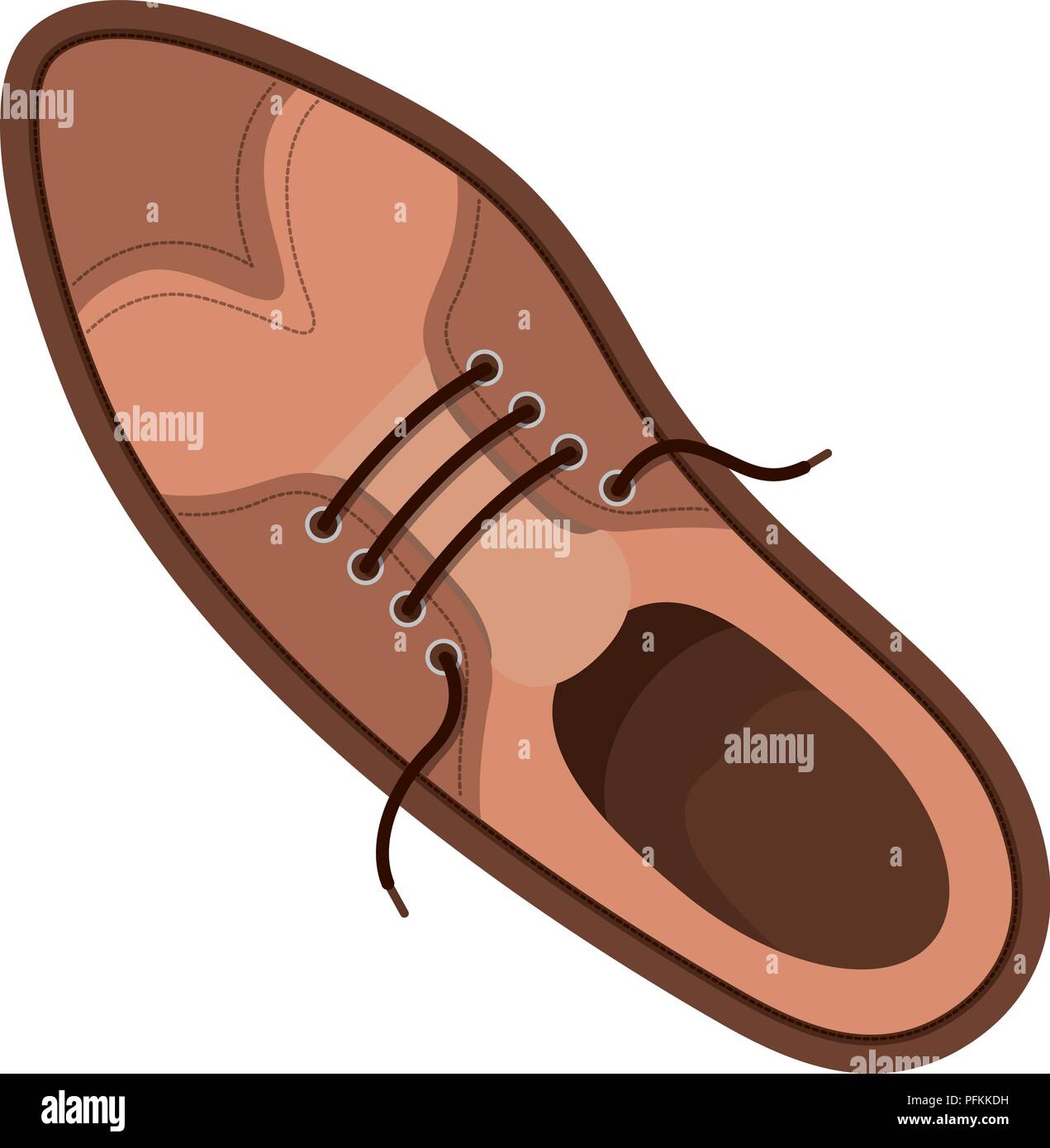 elegant masculine single shoe Stock Vector Image & Art - Alamy