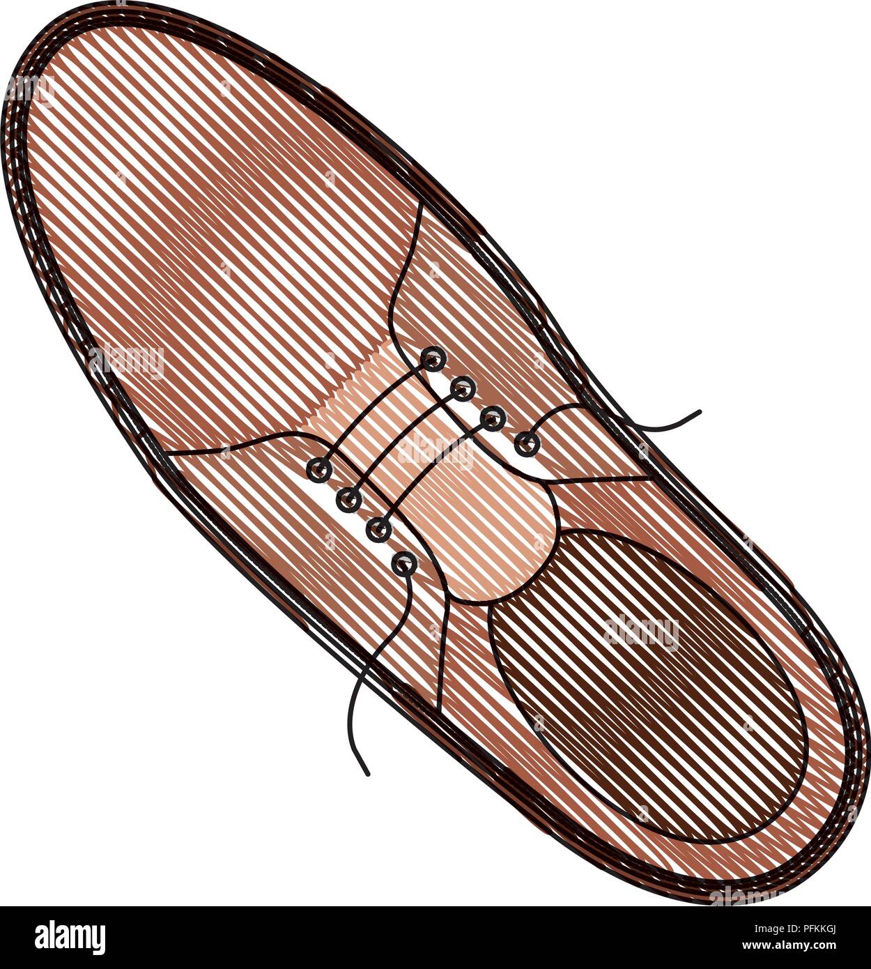 elegant masculine single shoe Stock Vector Image & Art - Alamy