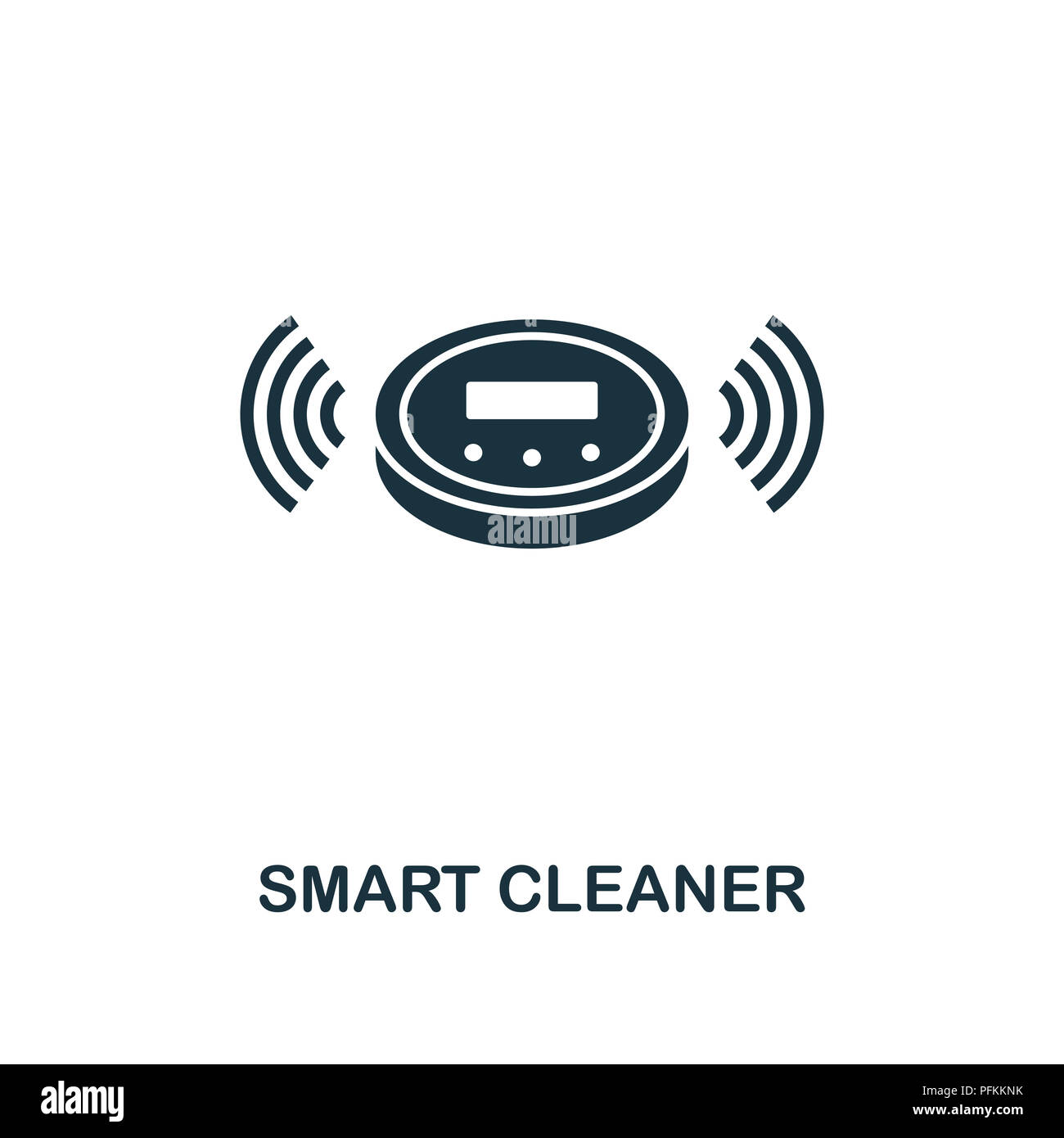 Smart Cleaner creative icon. Simple element illustration. Smart Cleaner ...