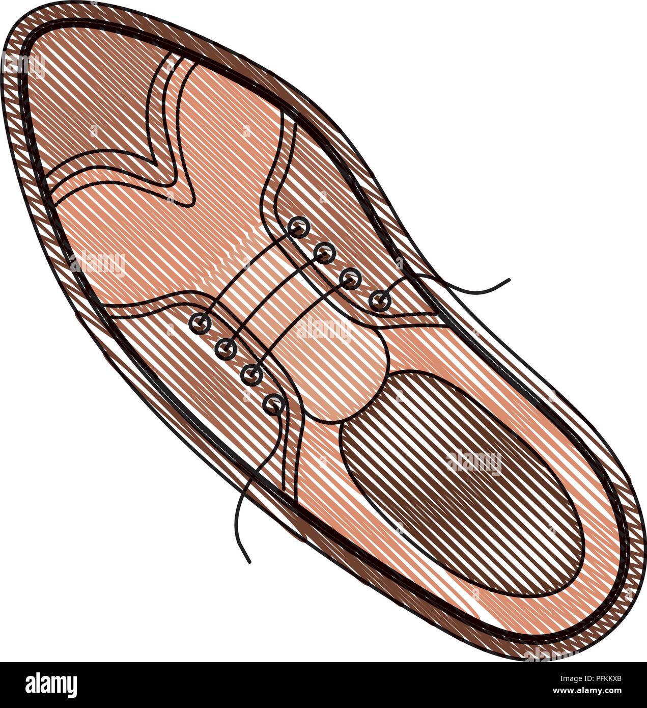 elegant masculine single shoe Stock Vector Image & Art - Alamy