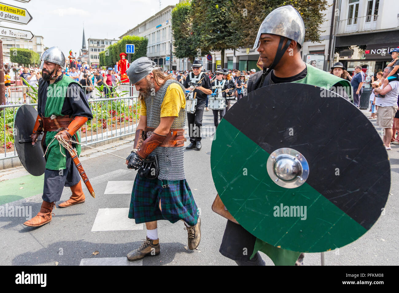 Parade of the Giants, Les Fetes de Gayant, an annual festival ...