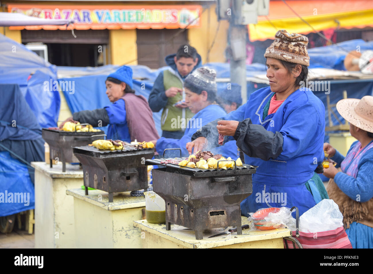 Bolivian street food hi-res stock photography and images - Alamy