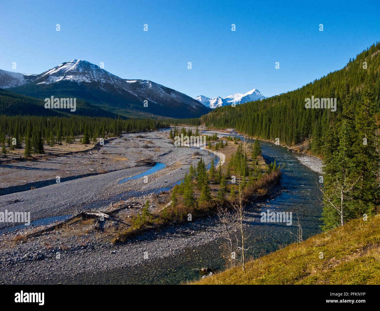 The Elbow River in Kananaskis Country, Alberta, Canada Stock Photo - Alamy