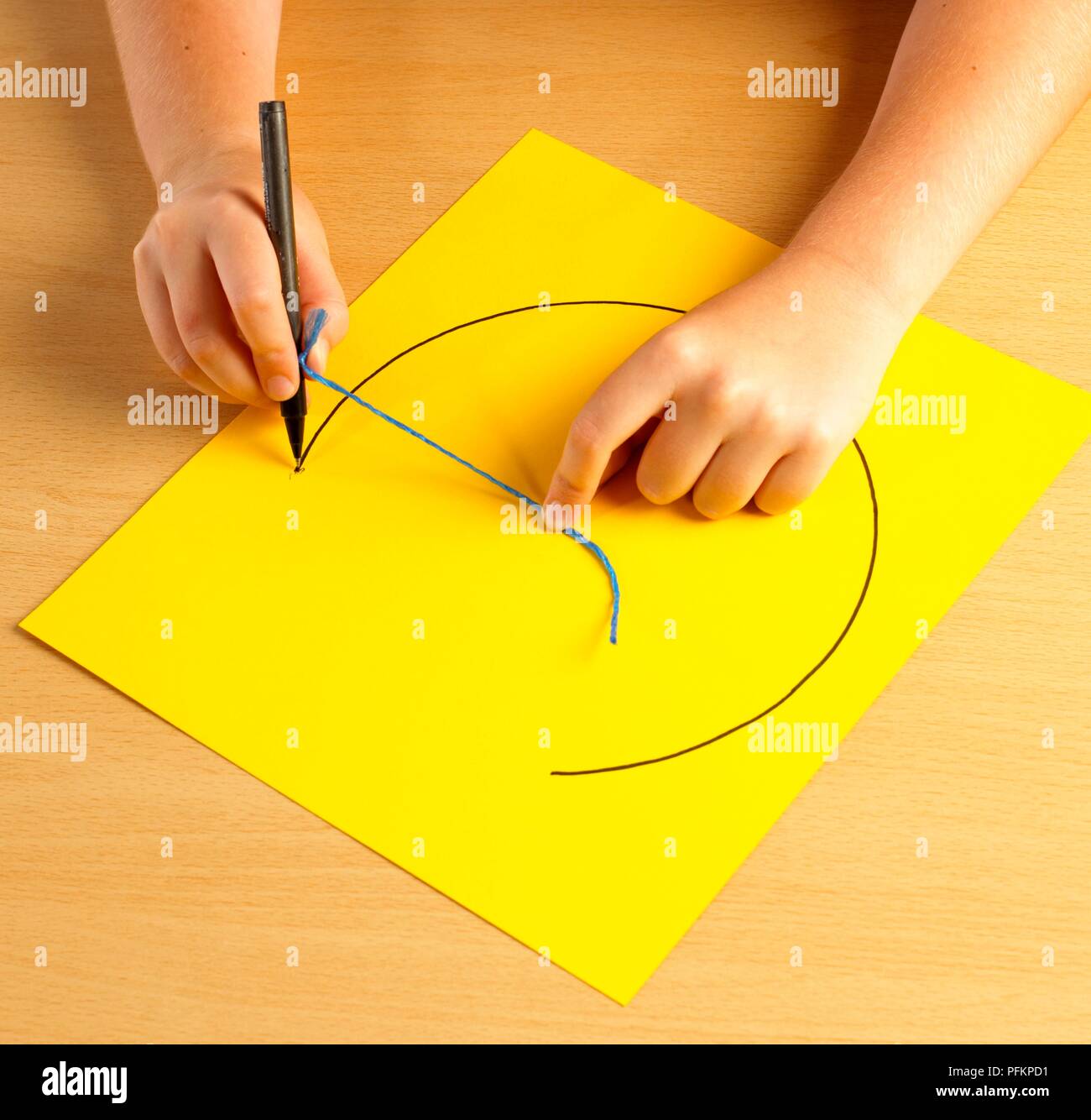 How To Draw Circle With Thread