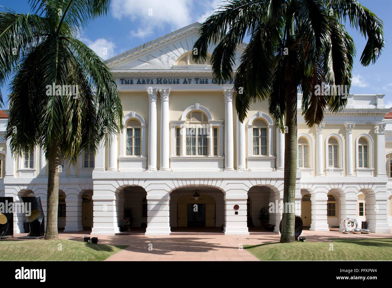 Singapore, Colonial District, Old Parliament House, facade Stock Photo ...