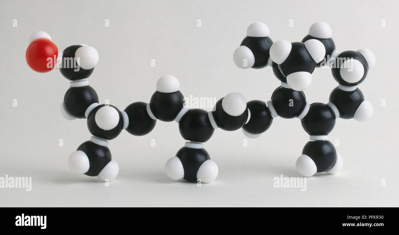 Molecular structure of Vitamin A Stock Photo - Alamy