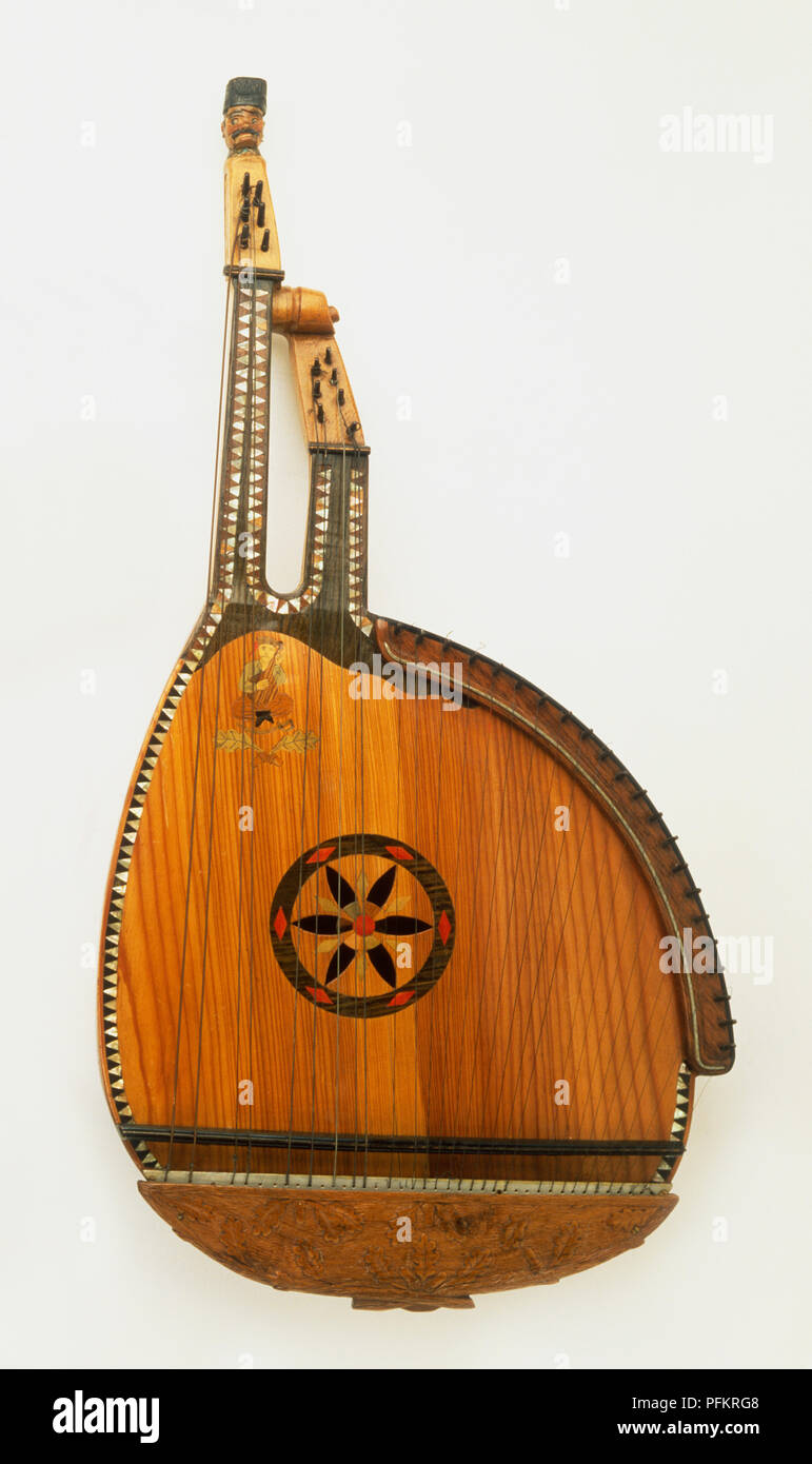 Bandura, a traditional Ukrainian string instrument Stock Photo - Alamy