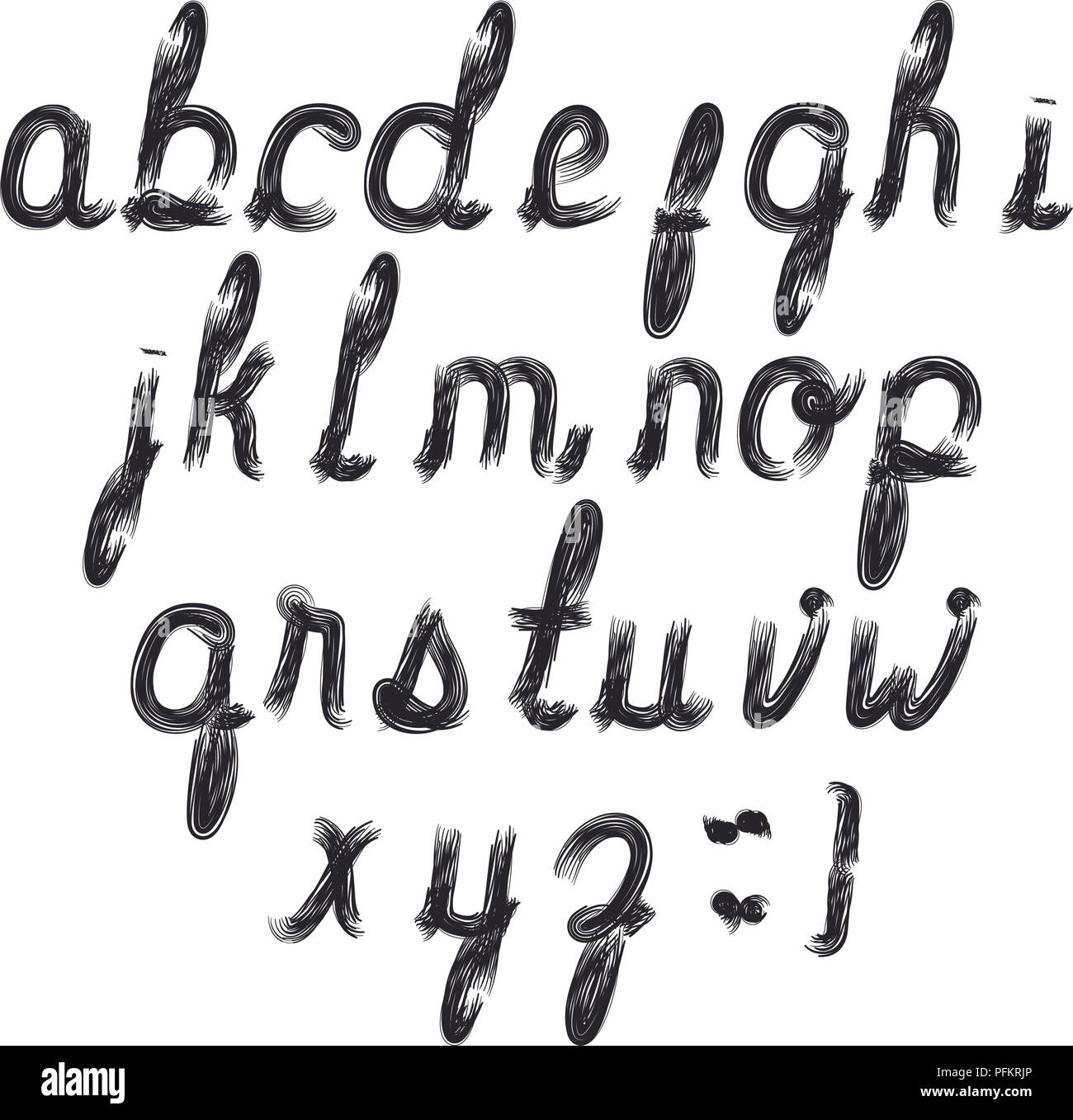 alphabet type font icons Stock Vector Image & Art - Alamy