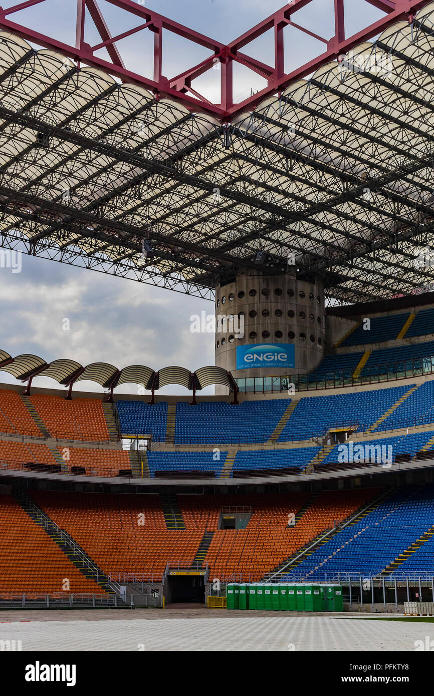 San siro stadium interior hi-res stock photography and images - Alamy