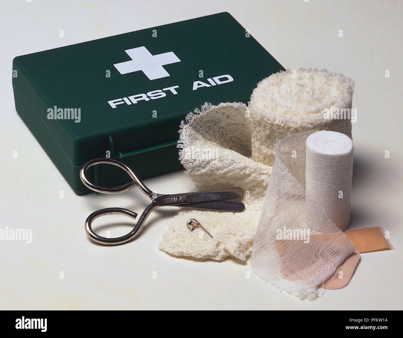 A first aid kit displayed Stock Photo - Alamy