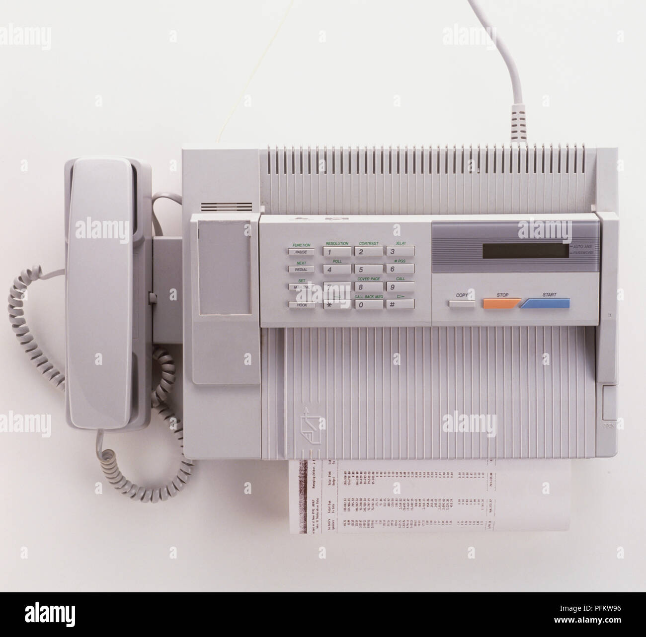 Fax image hi-res stock photography and images - Alamy