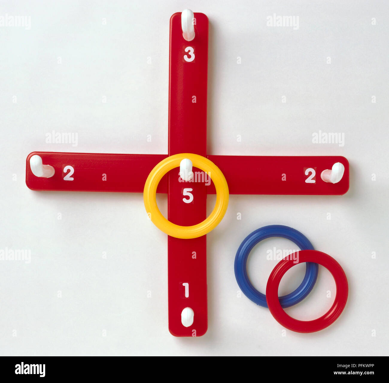 A 'hoop-la' game Stock Photo - Alamy