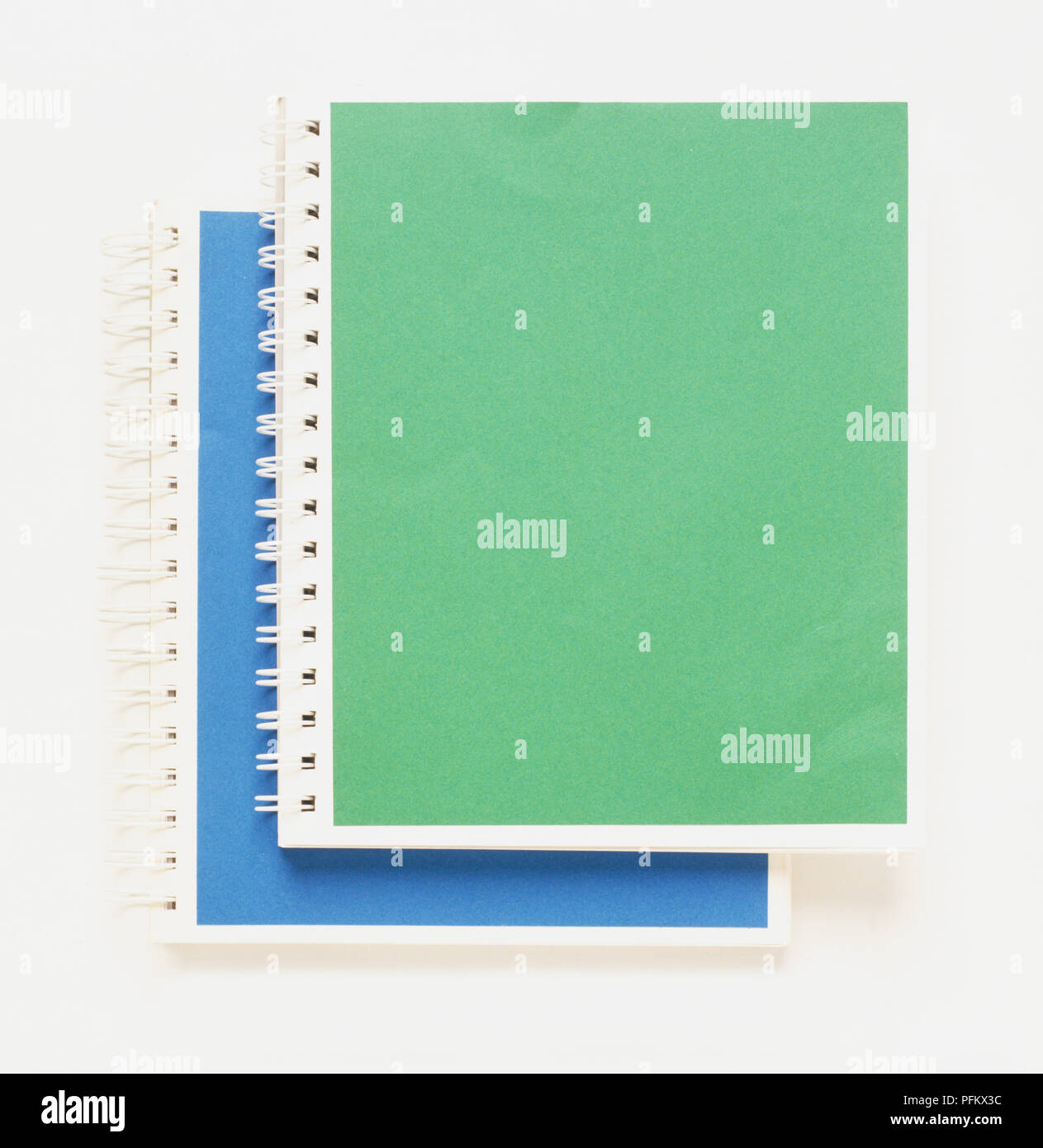 Two spiral bound notebooks Stock Photo - Alamy