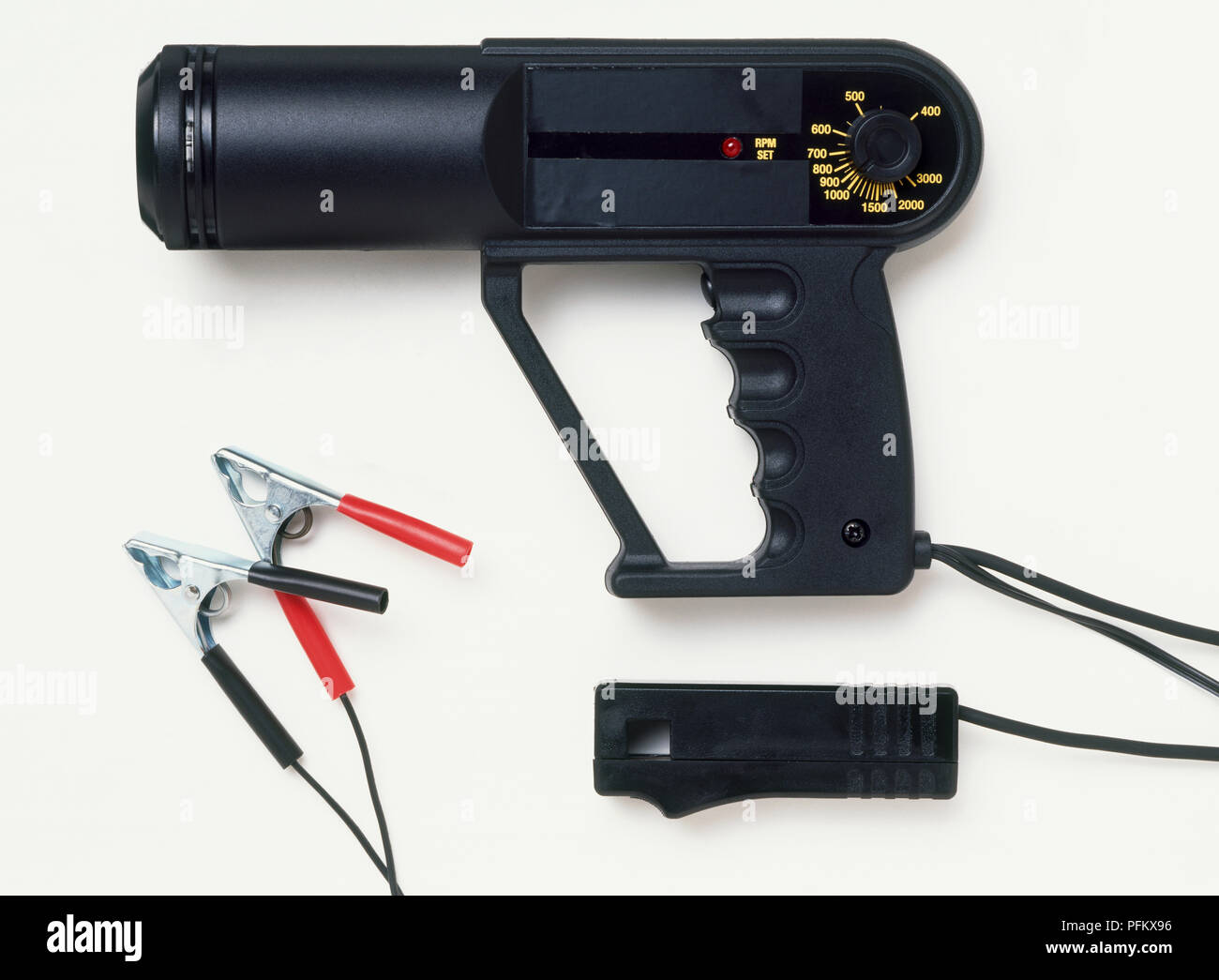 Strobe gun, battery connections and HT connections Stock Photo - Alamy